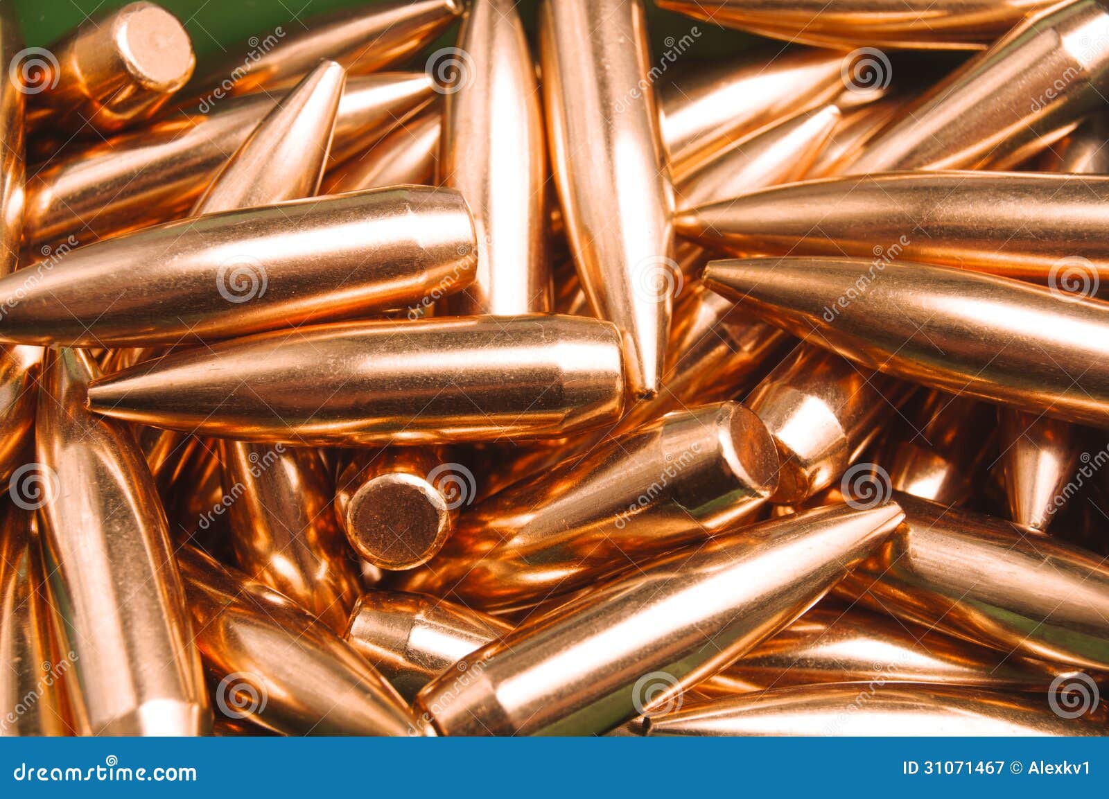 Rifle bullet tips stock image. Image of equipment, ammunition - 31071467