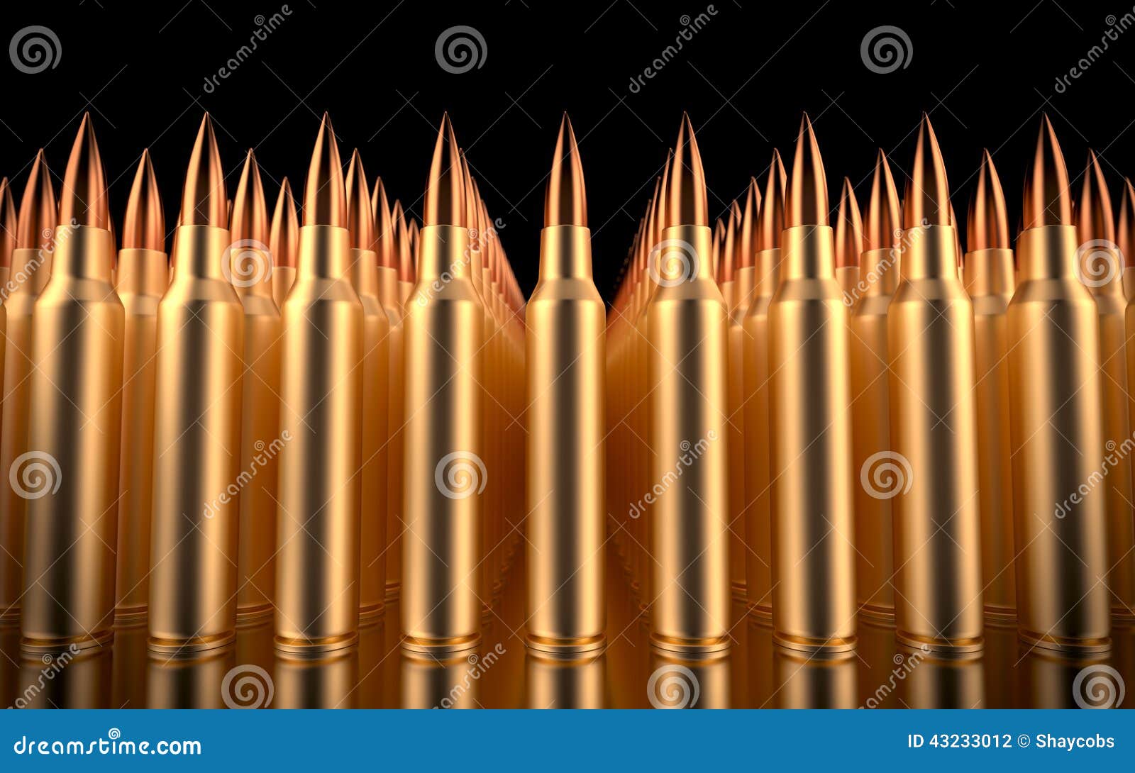 Rifle Bullets Speeding With Smoke Trail Stock Illustration ...