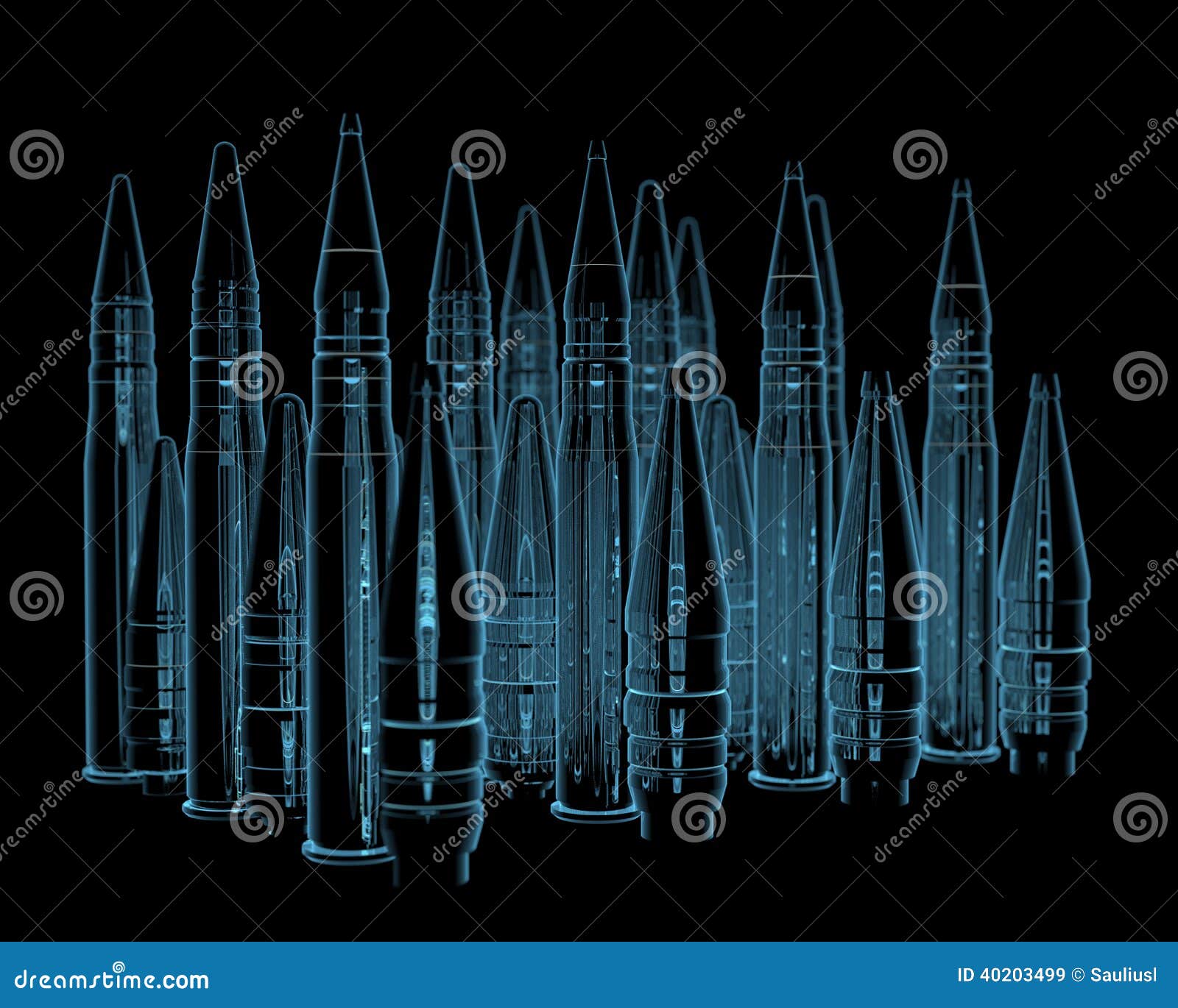 Rifle bullets stock illustration. Illustration of projectile - 40203499