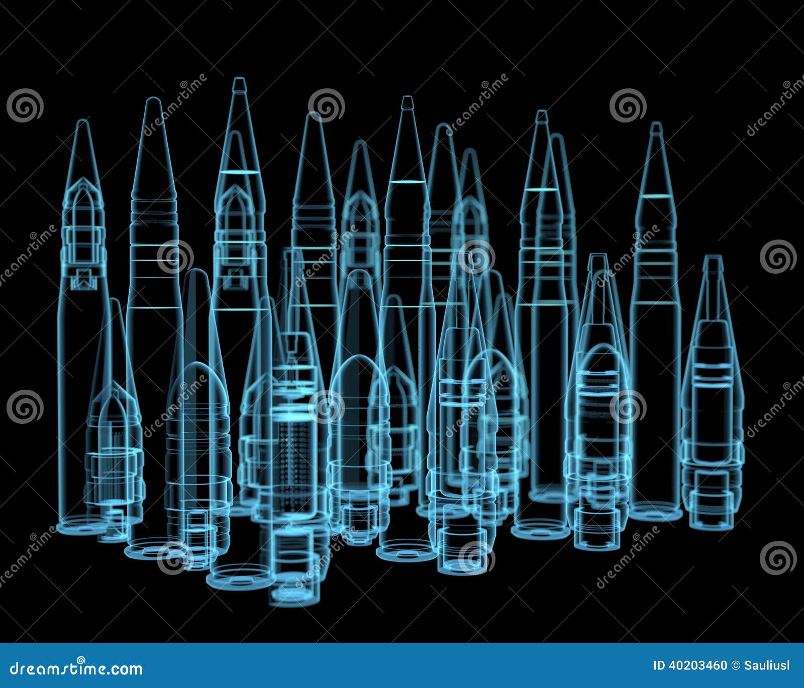 Rifle Bullets Background Royalty-Free Stock Photo | CartoonDealer.com ...