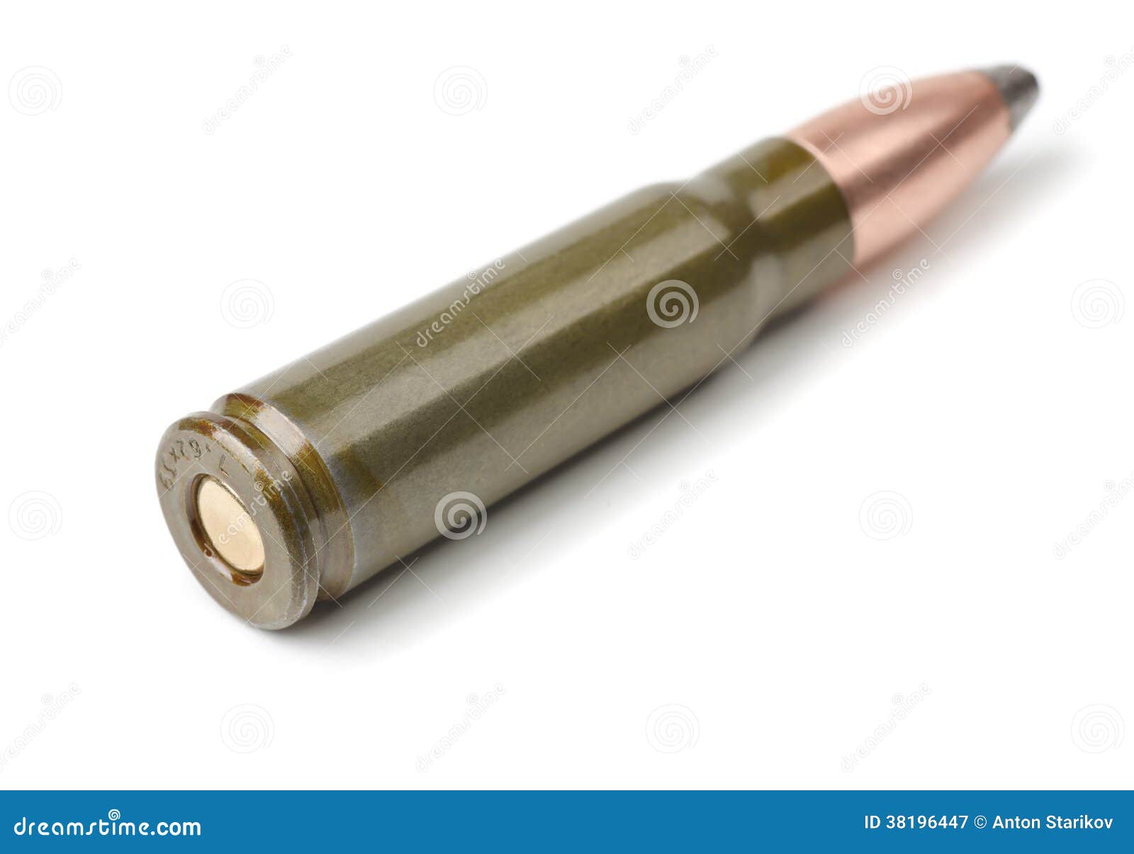 Rifle cartridge stock image. Image of army, explosive - 38196447