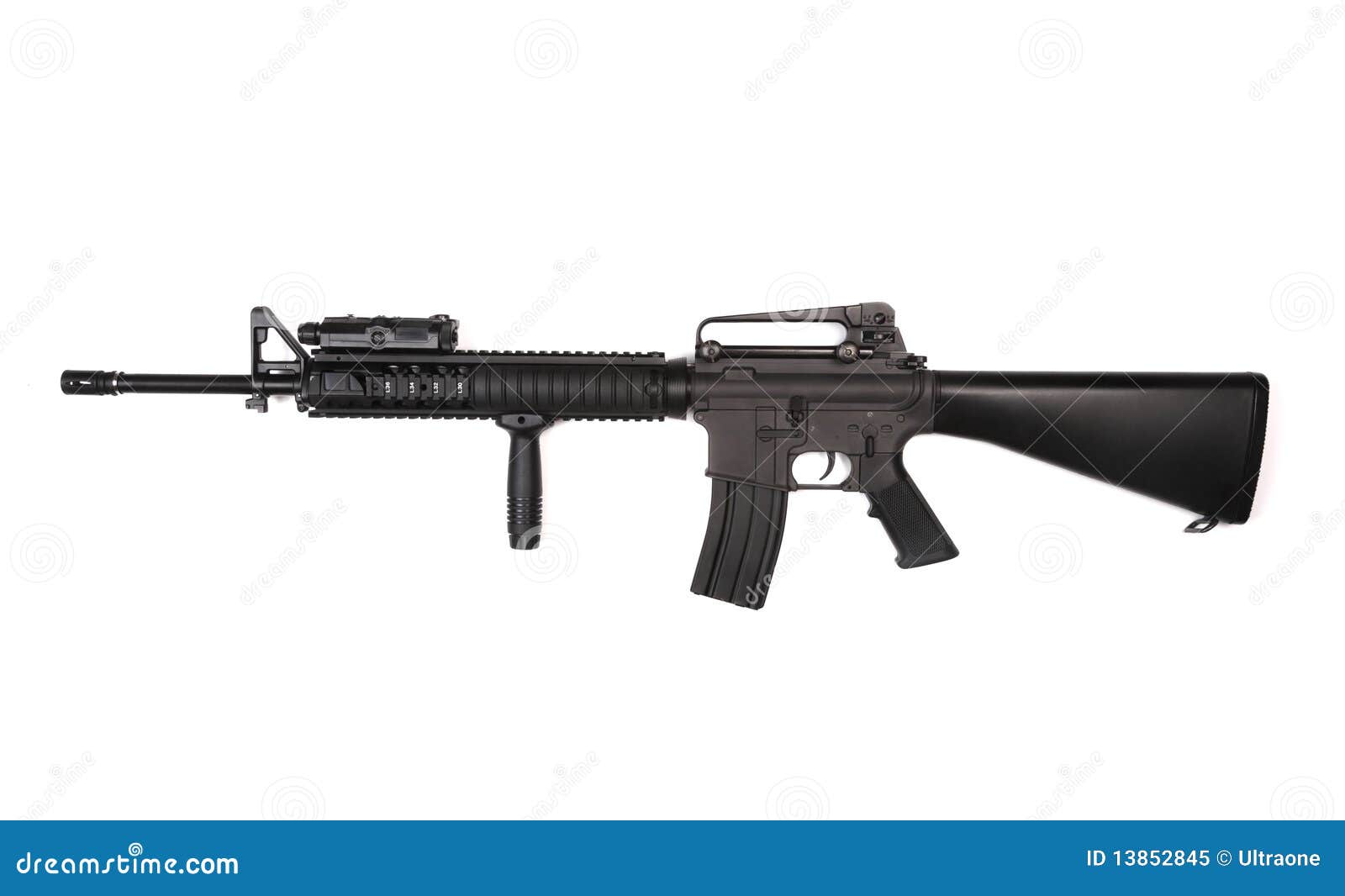 Rifle De Asalto De M16A4 RIS. Imagen de archivo - Imagen de militar, rifle: 13852845