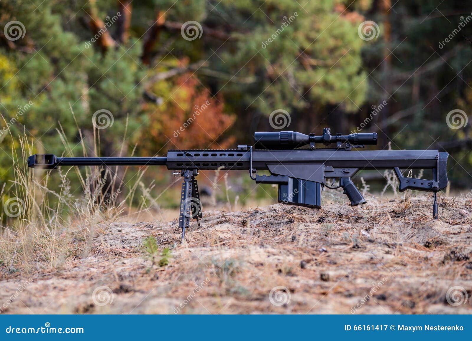 Rifle De Francotirador Barrett M82 Imagen de archivo - Imagen de ...