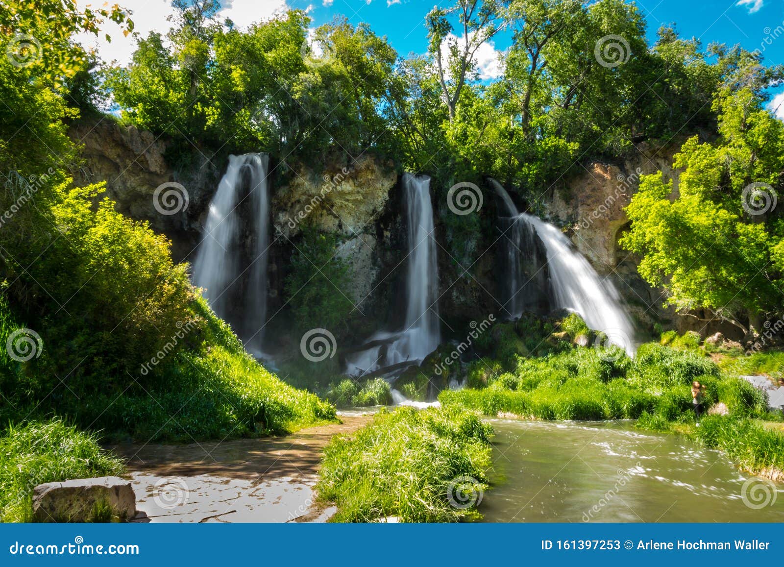 Rifle Falls State Park stock image. Image of park, falls - 161397253