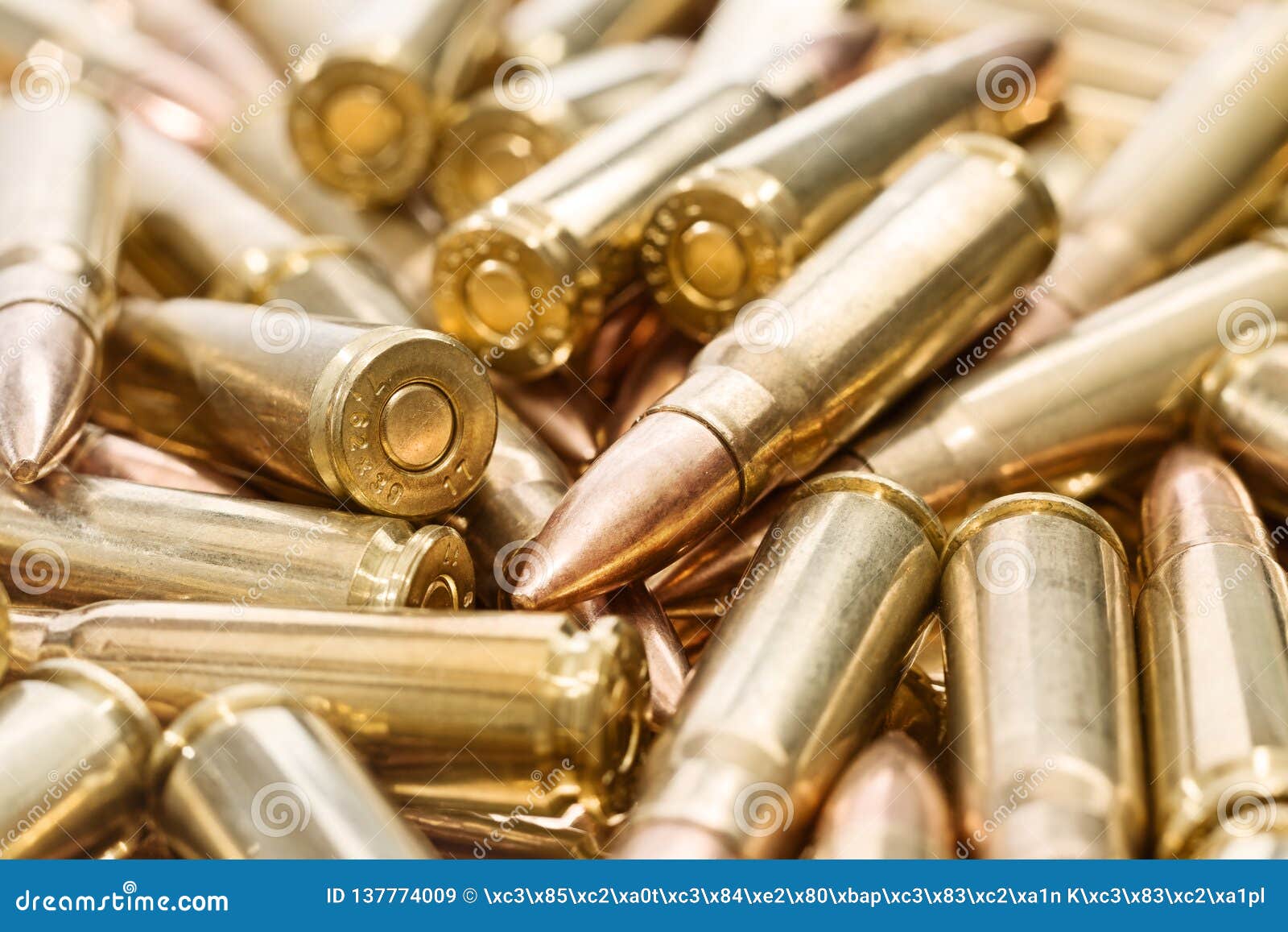 3 Rifle Rounds In A Row Royalty-Free Stock Photography | CartoonDealer ...