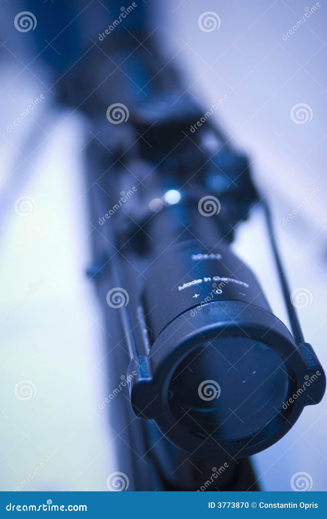 Rifle Scope stock photo. Image of rifle, hunting, aiming - 3773870