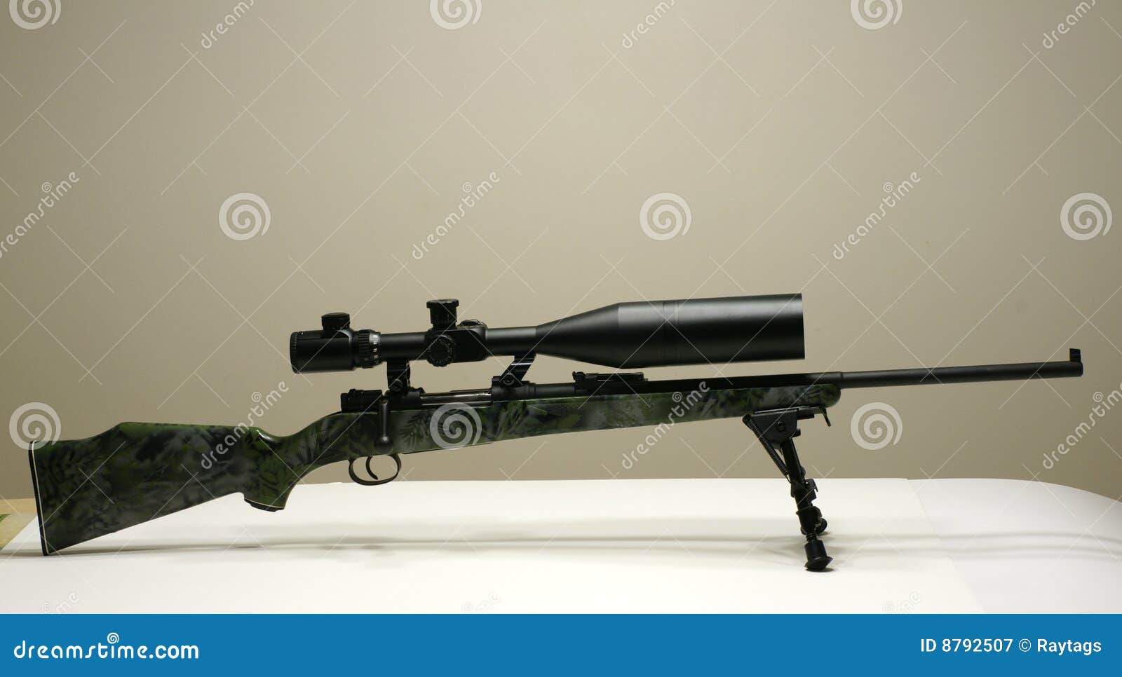 Rifle with scope stock image. Image of munition, precise - 8792507