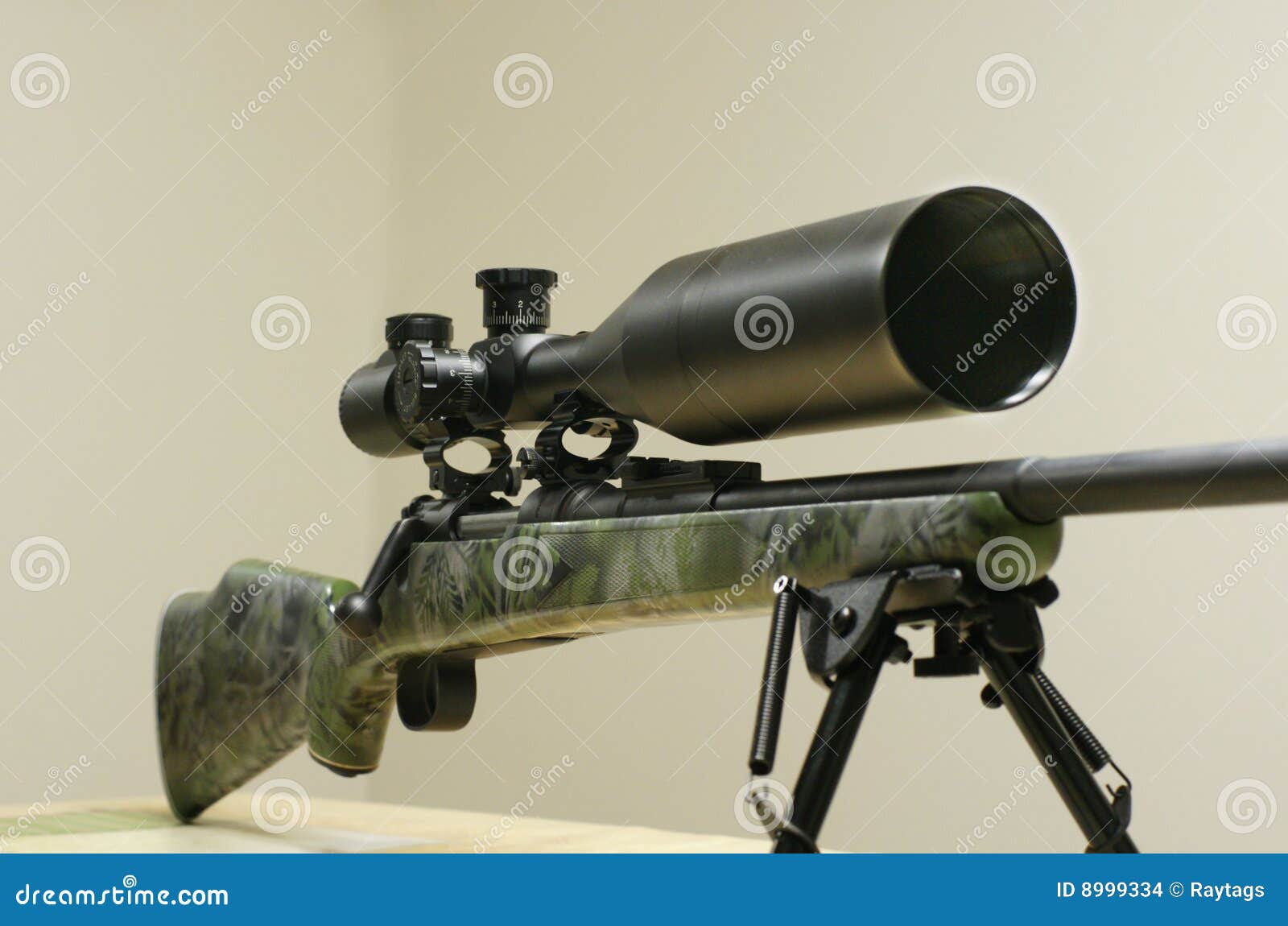 Rifle with scope stock photo. Image of target, shoot, black - 8999334