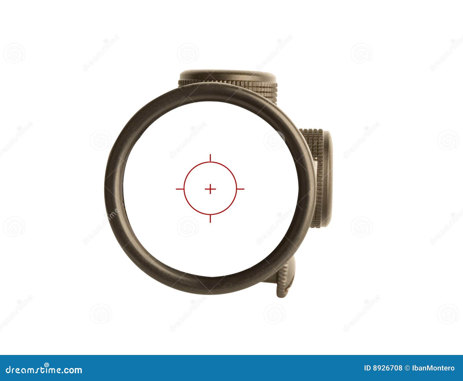 Rifle scope bullseye stock photo. Image of military, isolated - 8926708