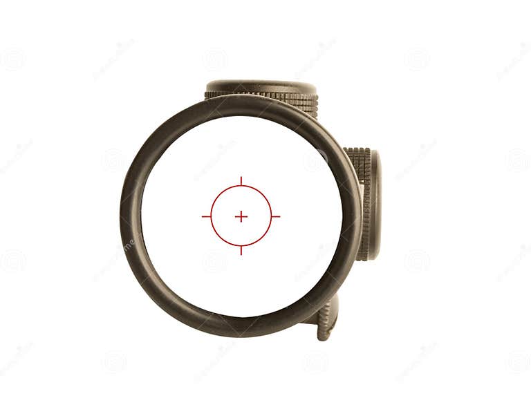 Rifle scope bullseye stock photo. Image of military, isolated - 8926708
