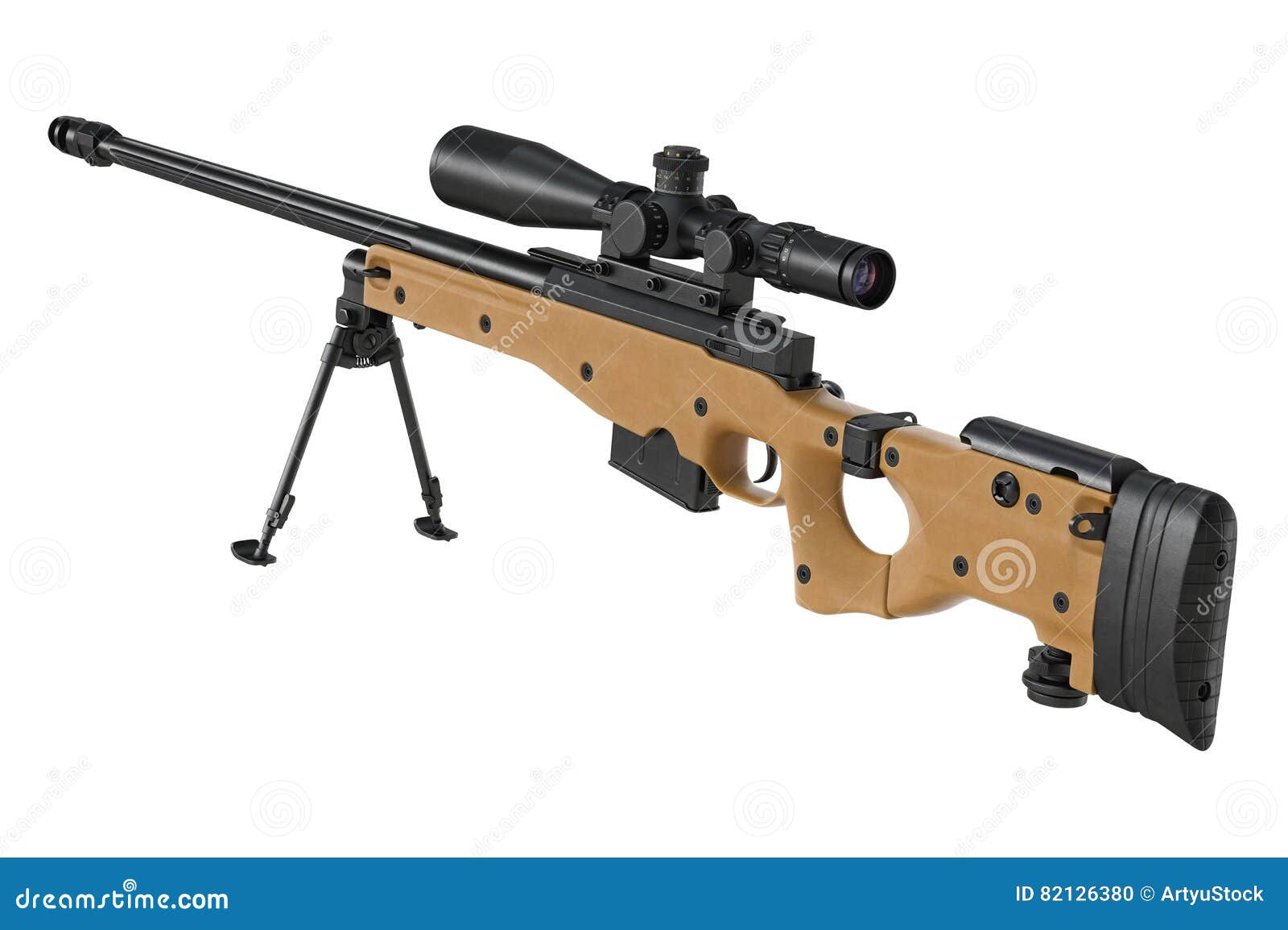 Rifle Sniper Gun Royalty-Free Stock Image | CartoonDealer.com #80689066
