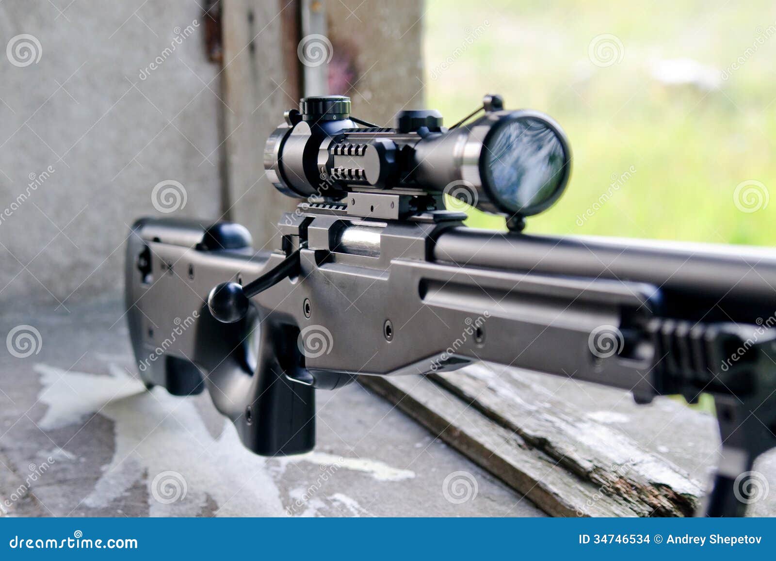 Rifle stock photo. Image of game, arms, shooting, focus - 34746534