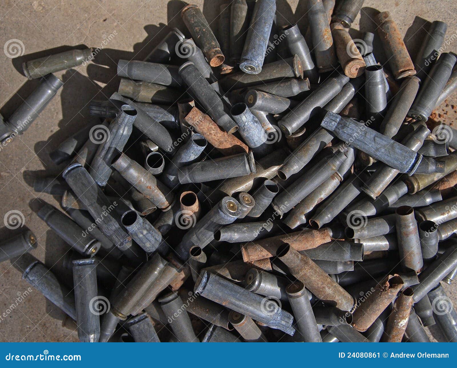 Rifle Steel stock image. Image of spent, weapon, target - 24080861