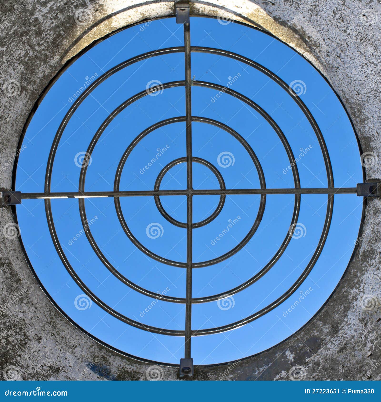 Rifle Target View On Natural Background Stock Image | CartoonDealer.com ...