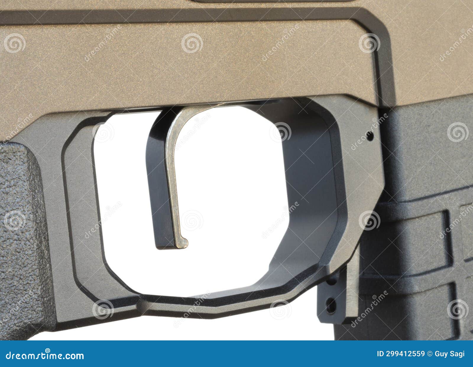 Rifle Trigger Seen from Behind Stock Image - Image of dangerous ...
