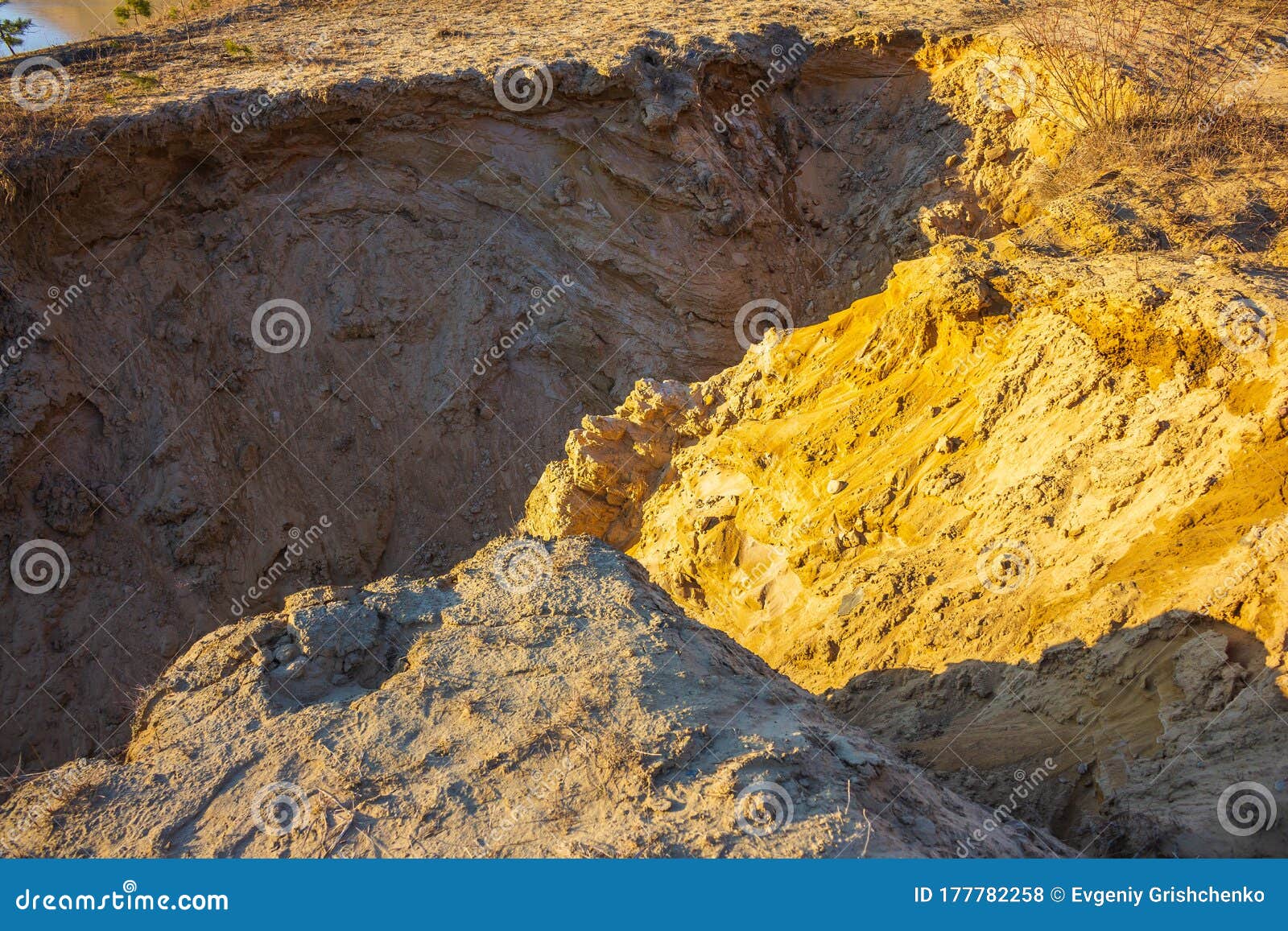 Rift in the Canyon, Sand Rock Texture Stock Photo - Image of rock ...