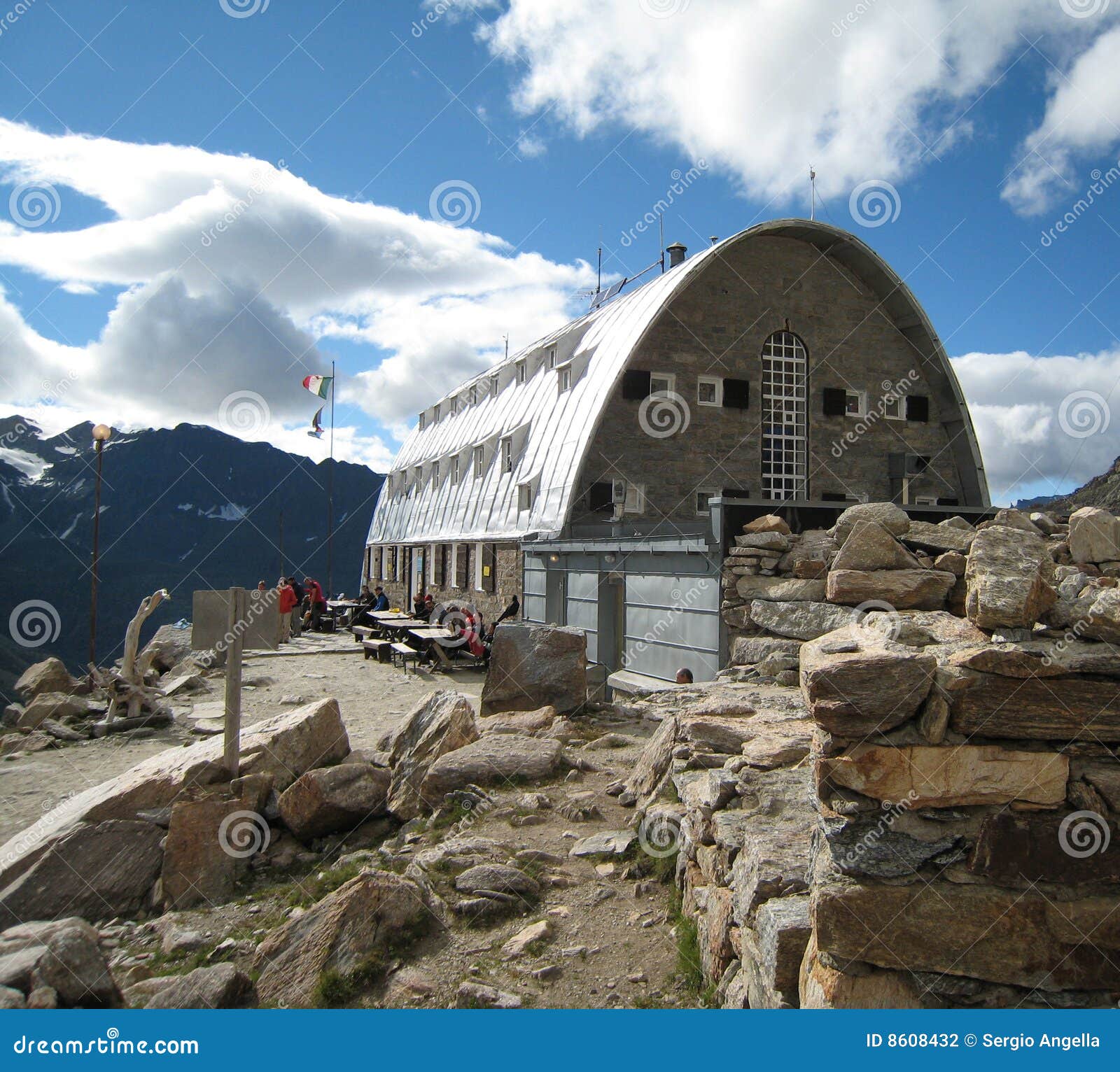 Rifugio Vittorio Emanuele stock photo. Image of season - 8608432