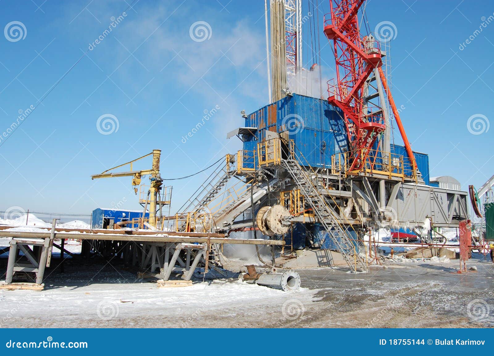 Rig. stock photo. Image of generation, blue, russia, money - 18755144