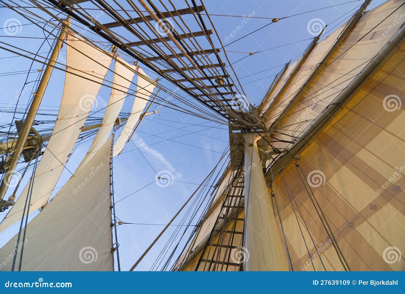 Rig of a brig stock image. Image of sailingship, blocks - 27639109