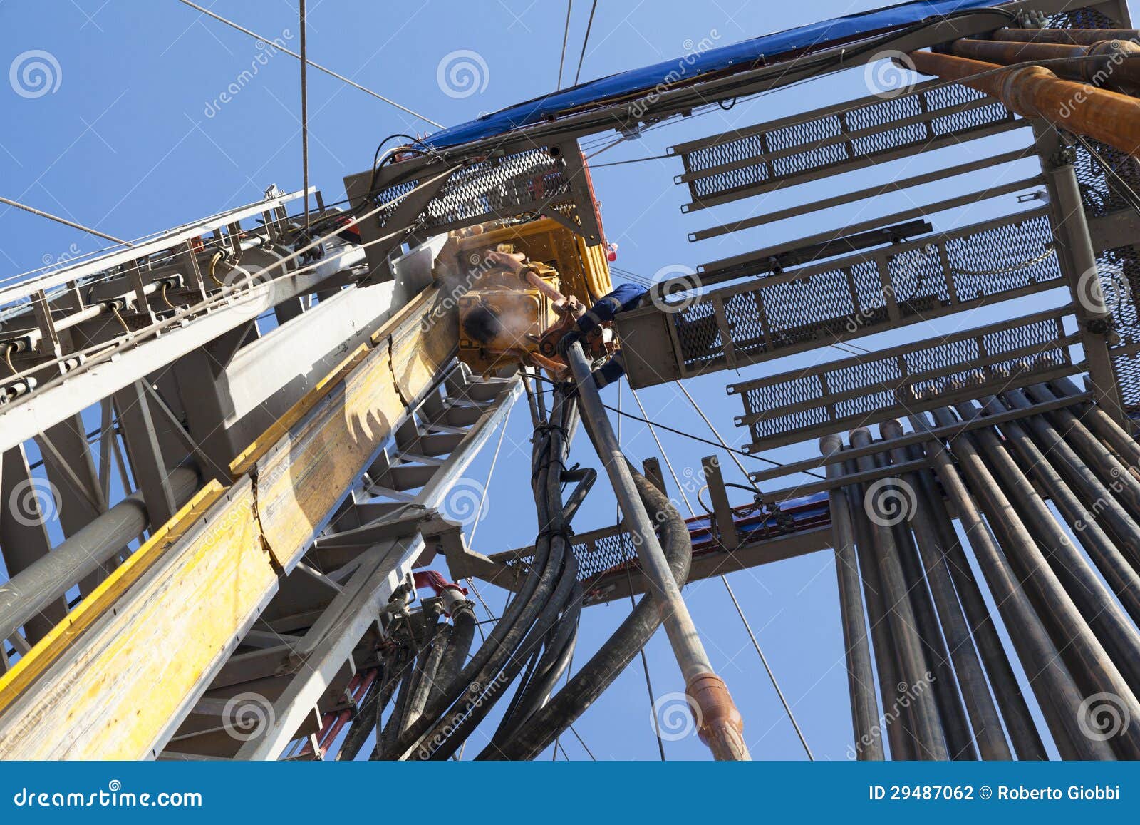 Rig station stock photo. Image of blue, exploration, energy - 29487062