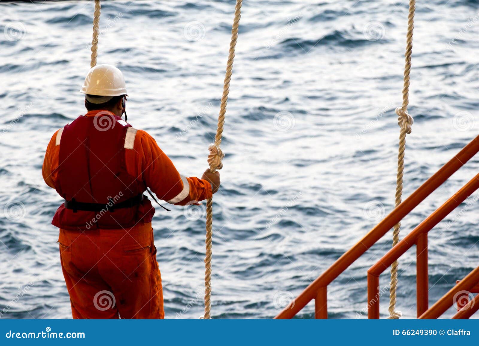 Rig worker stock photo. Image of muster, platform, exploration - 66249390