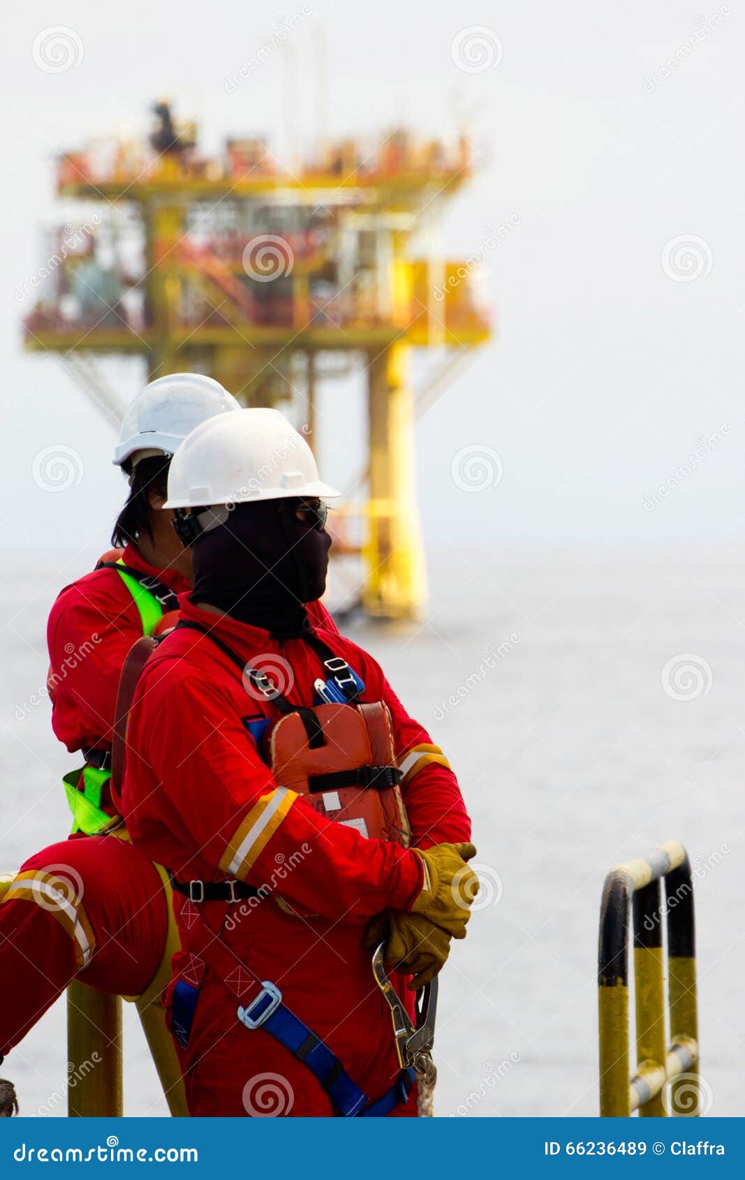 Rig workers stock image. Image of platform, offshore - 66236489