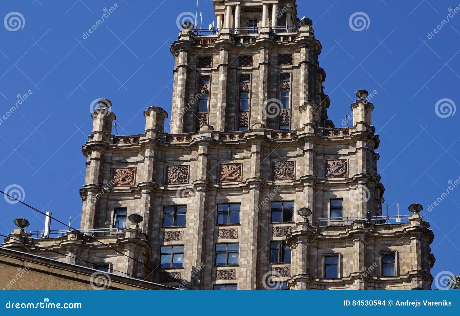 Riga, Academy of Sciences of the USSR Symbols Stock Photo - Image of ...