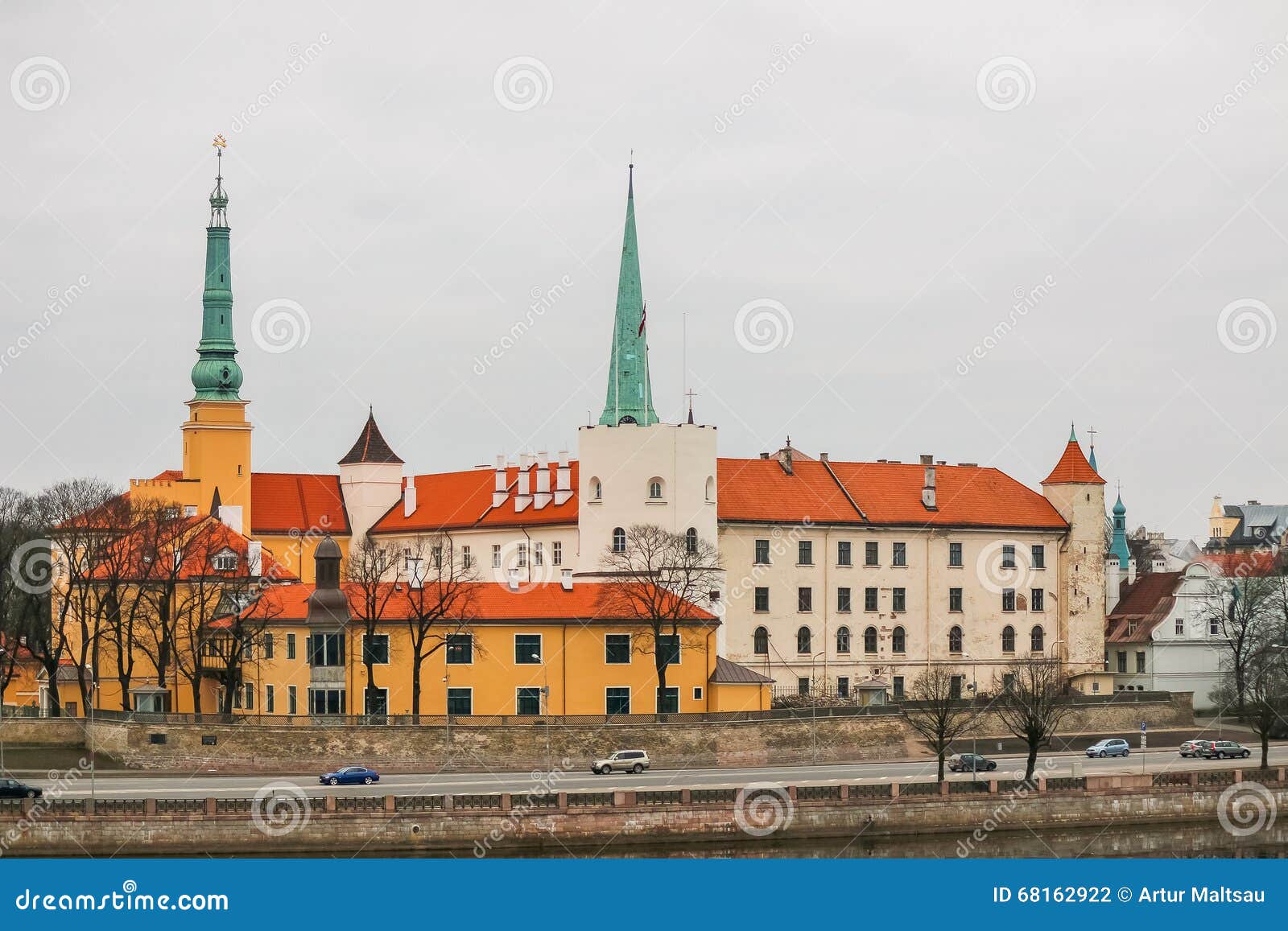 Riga Castle - the Official Residence of the President of Latvia Stock ...