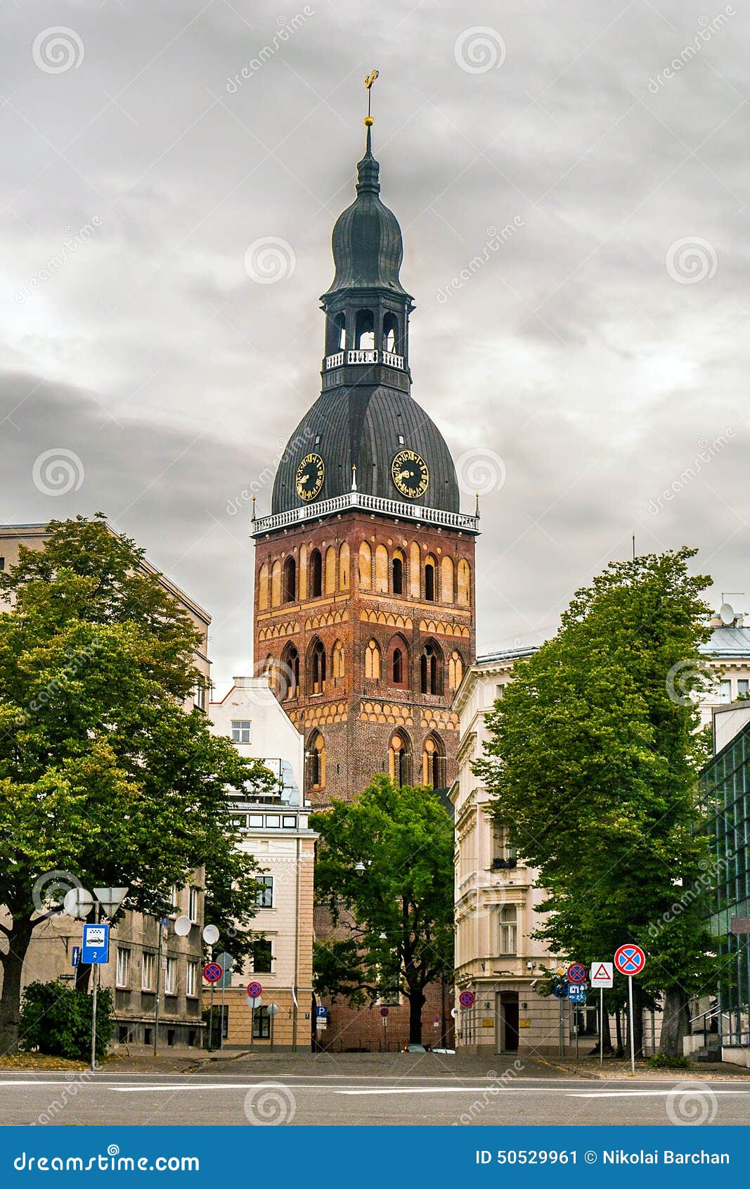 Riga Cathedral stock image. Image of recognizable, landmarks - 50529961