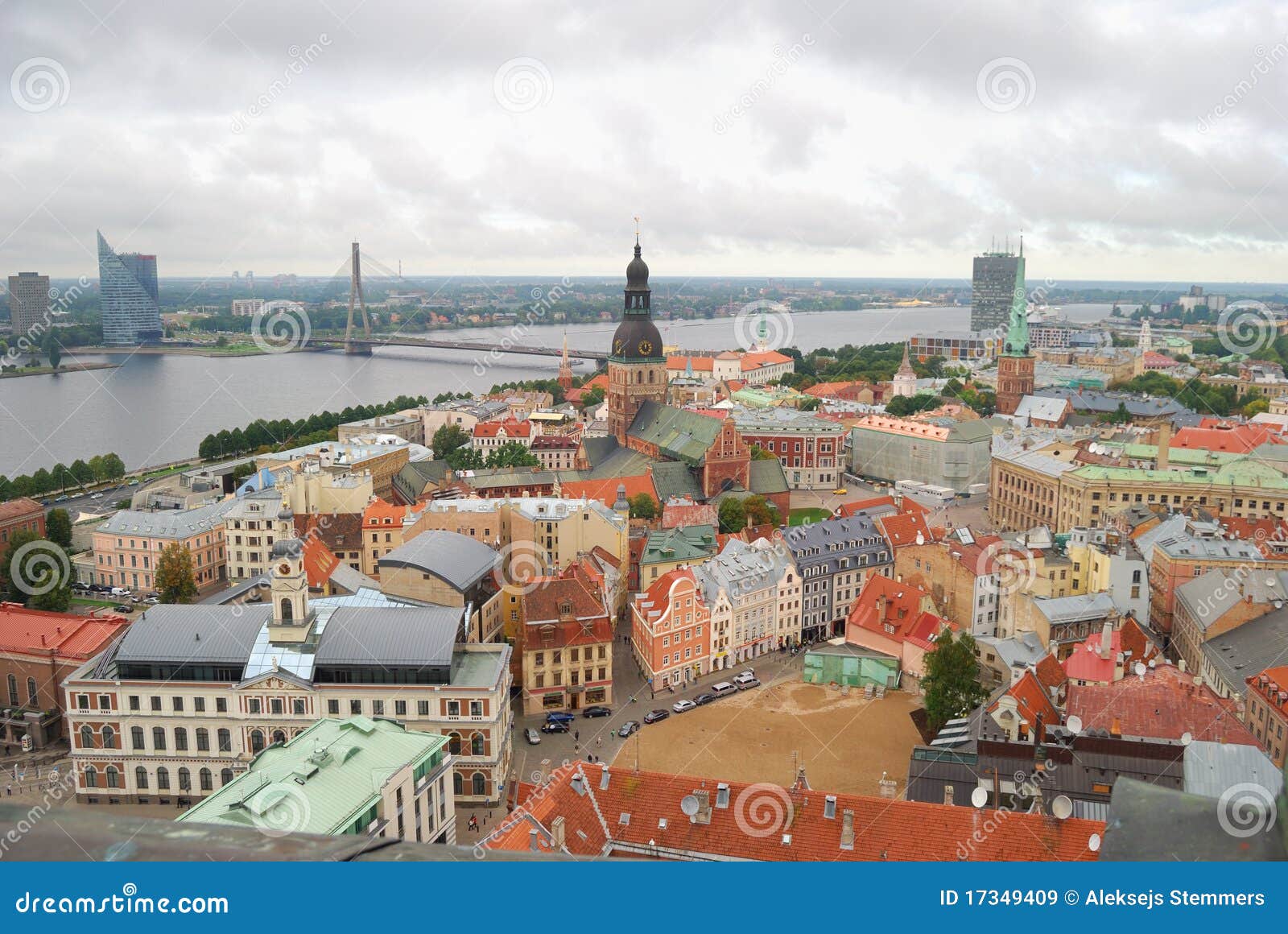 Riga center stock image. Image of neogothic, palace, history - 17349409
