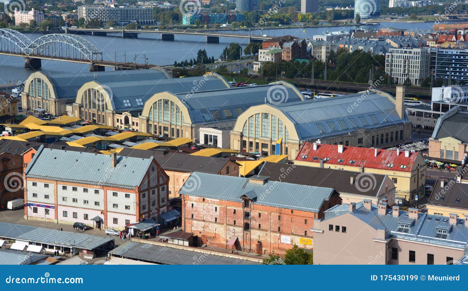 Riga Central Market is Europe Largest in Riga, Latvia. Editorial Stock ...