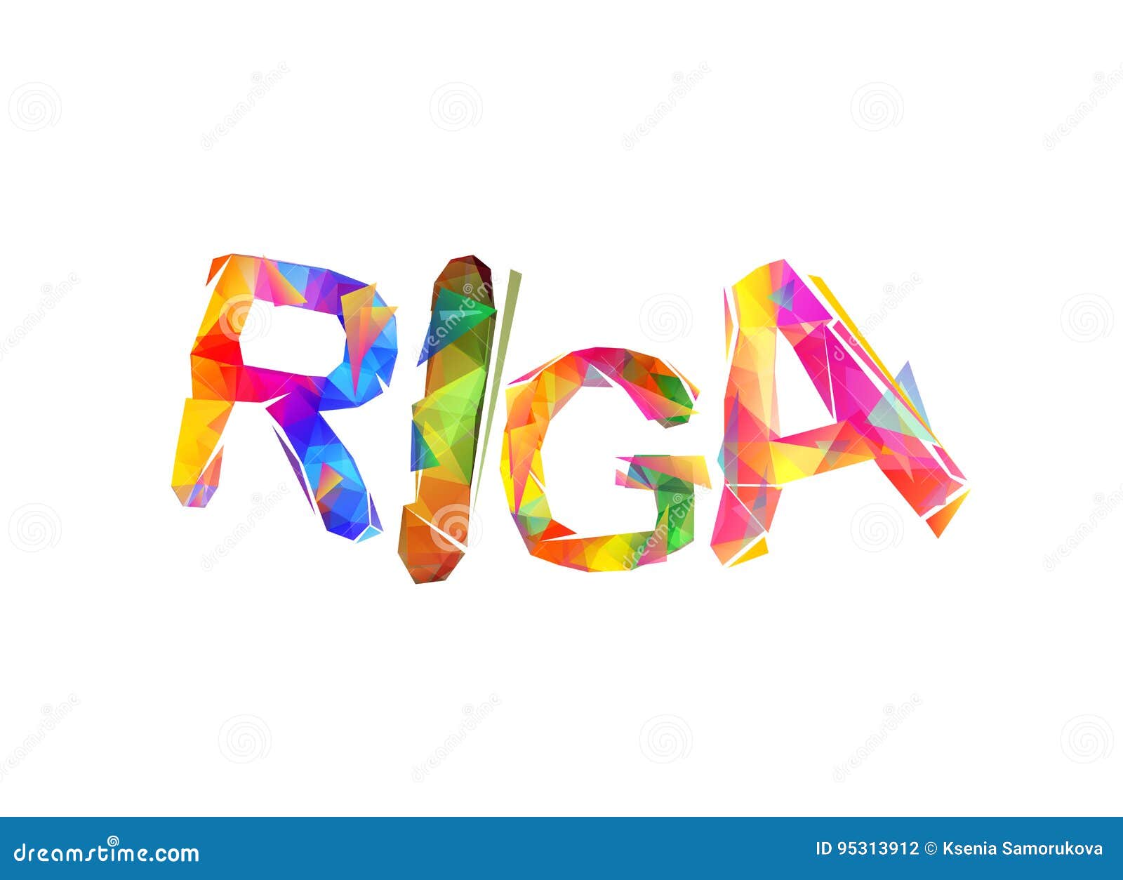 Riga City Skyline Silhouette Vector Logo Illustration | CartoonDealer ...