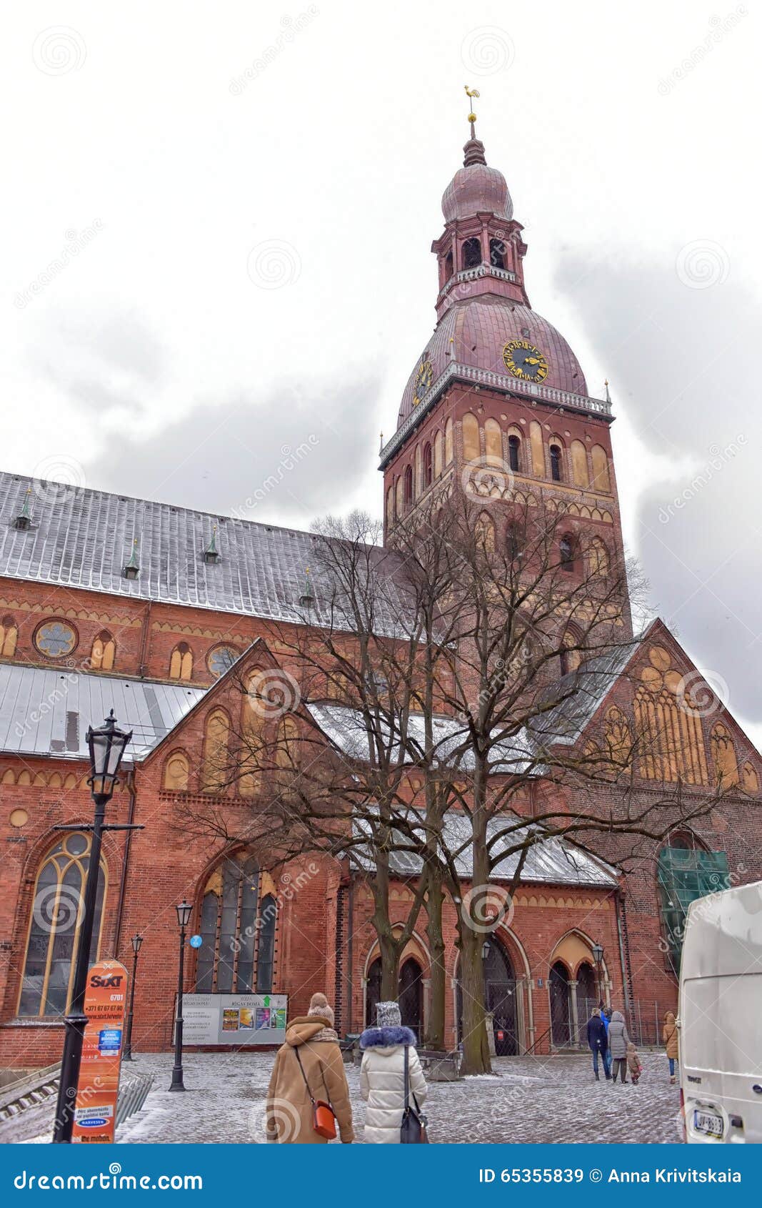 Riga Dome Cathedral editorial stock image. Image of baroque - 65355839