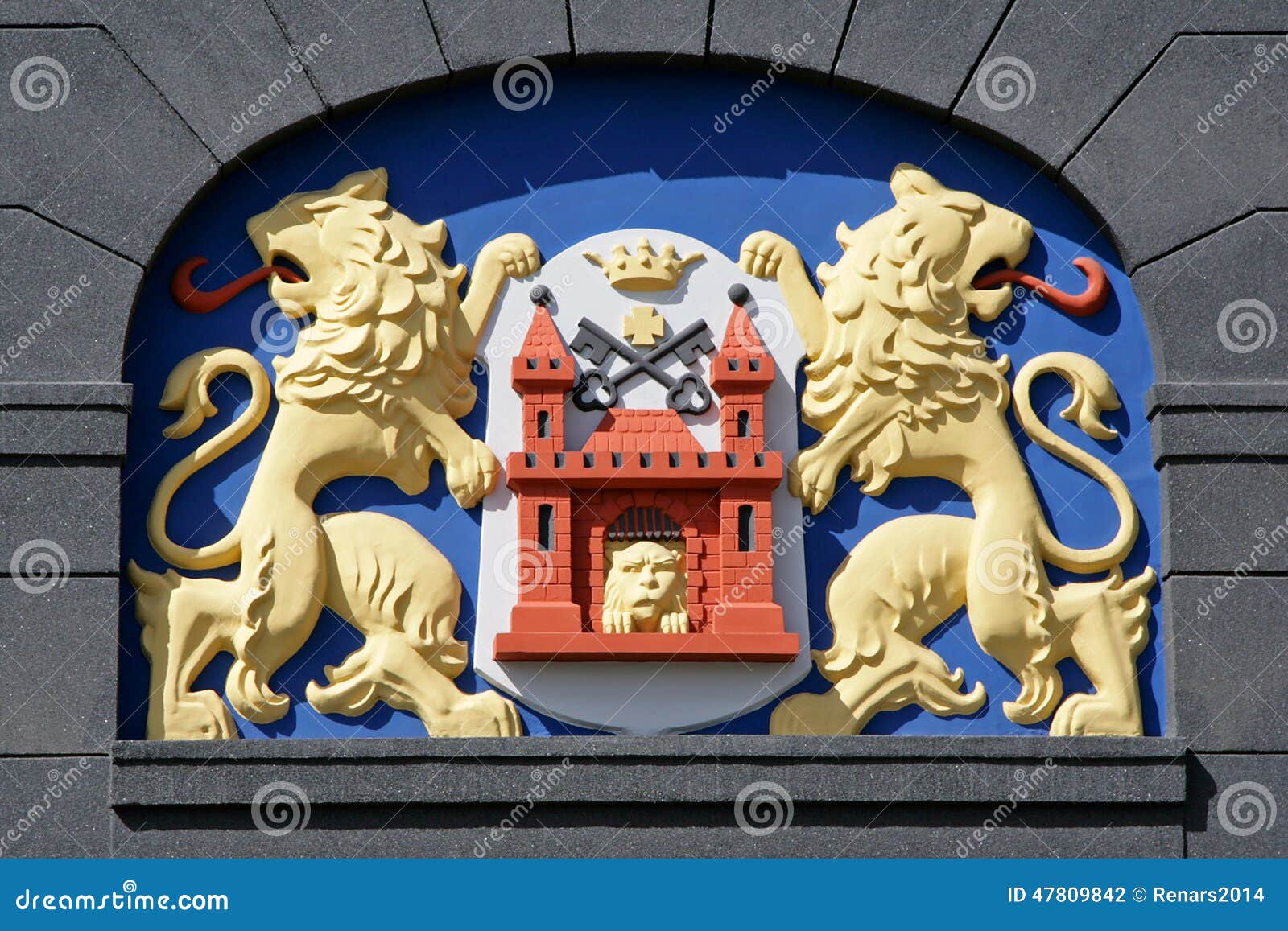 Riga Emblem Latvian Republic Capital Stock Photo - Image of latvian ...