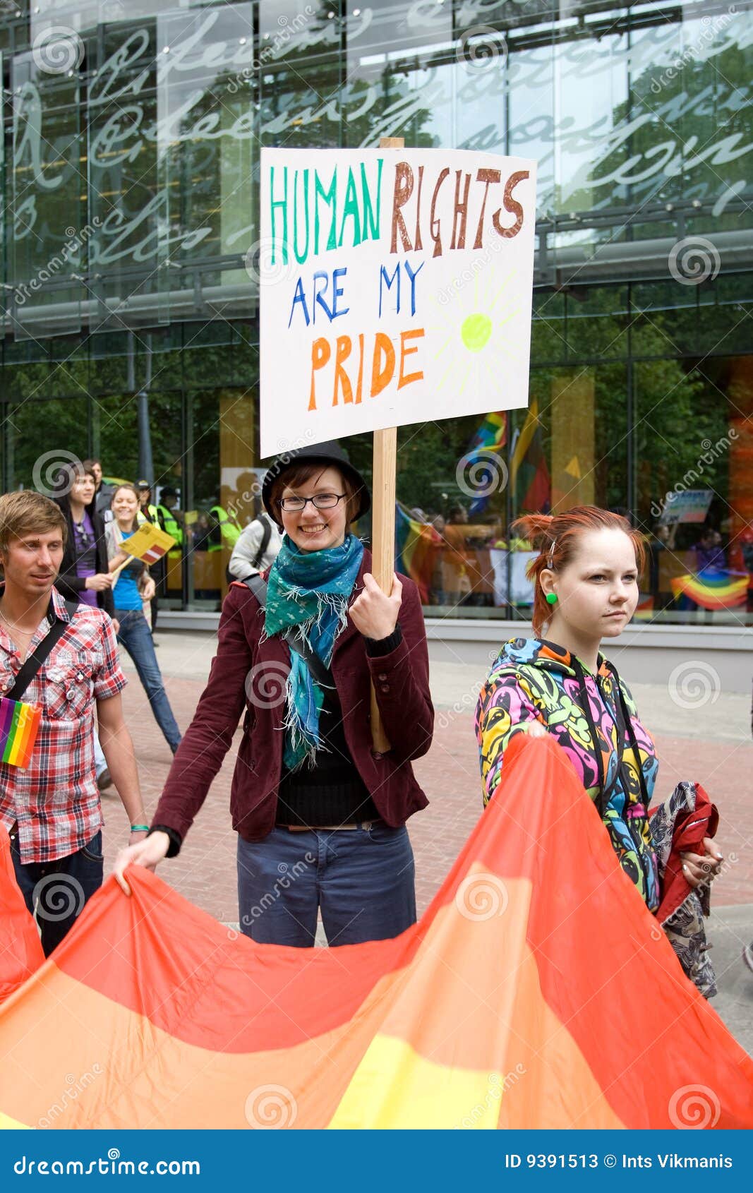 Riga gay pride editorial stock photo. Image of celebration - 9391513