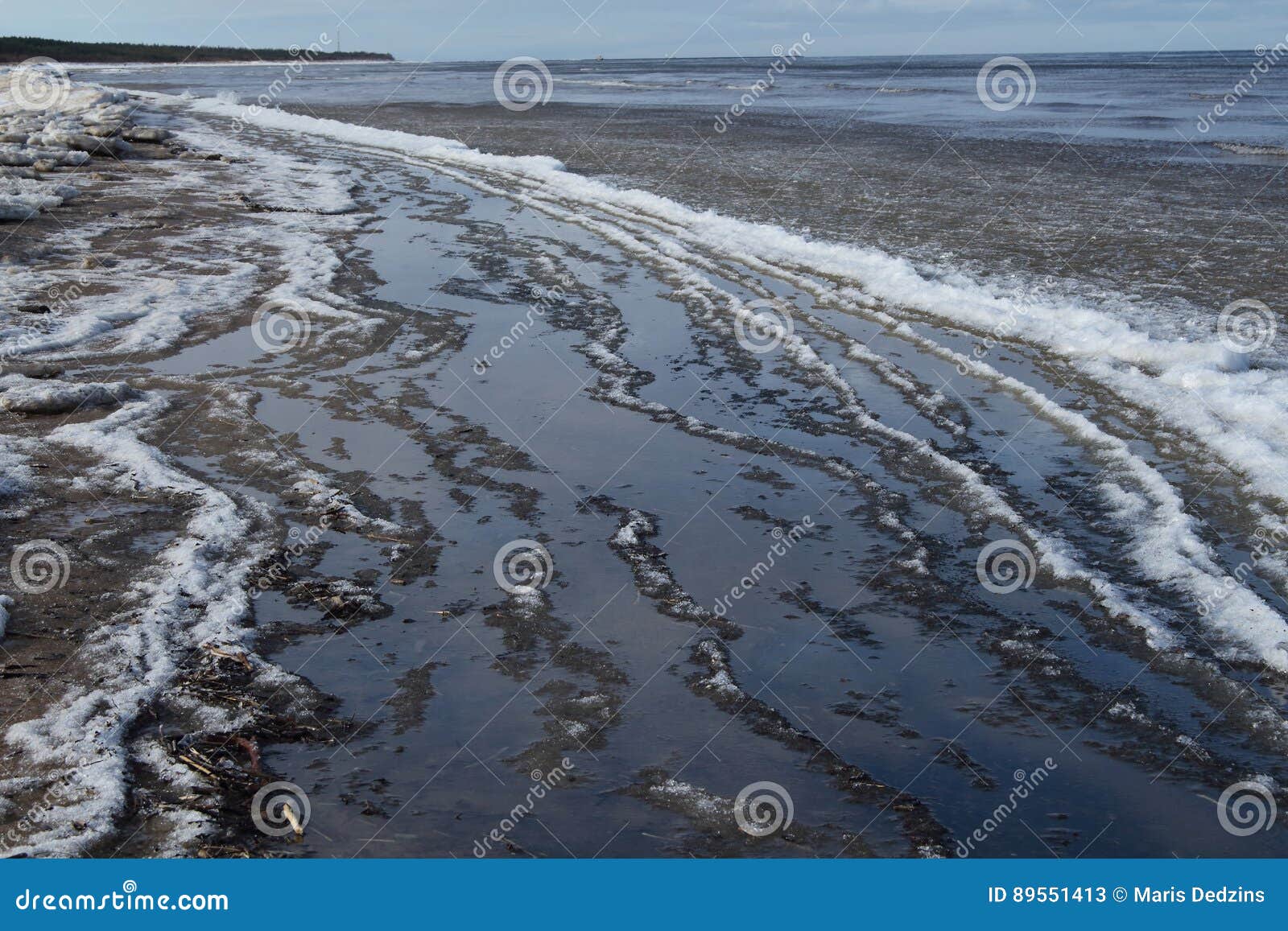 Riga gulf coast stock image. Image of water, coast, latvia - 89551413