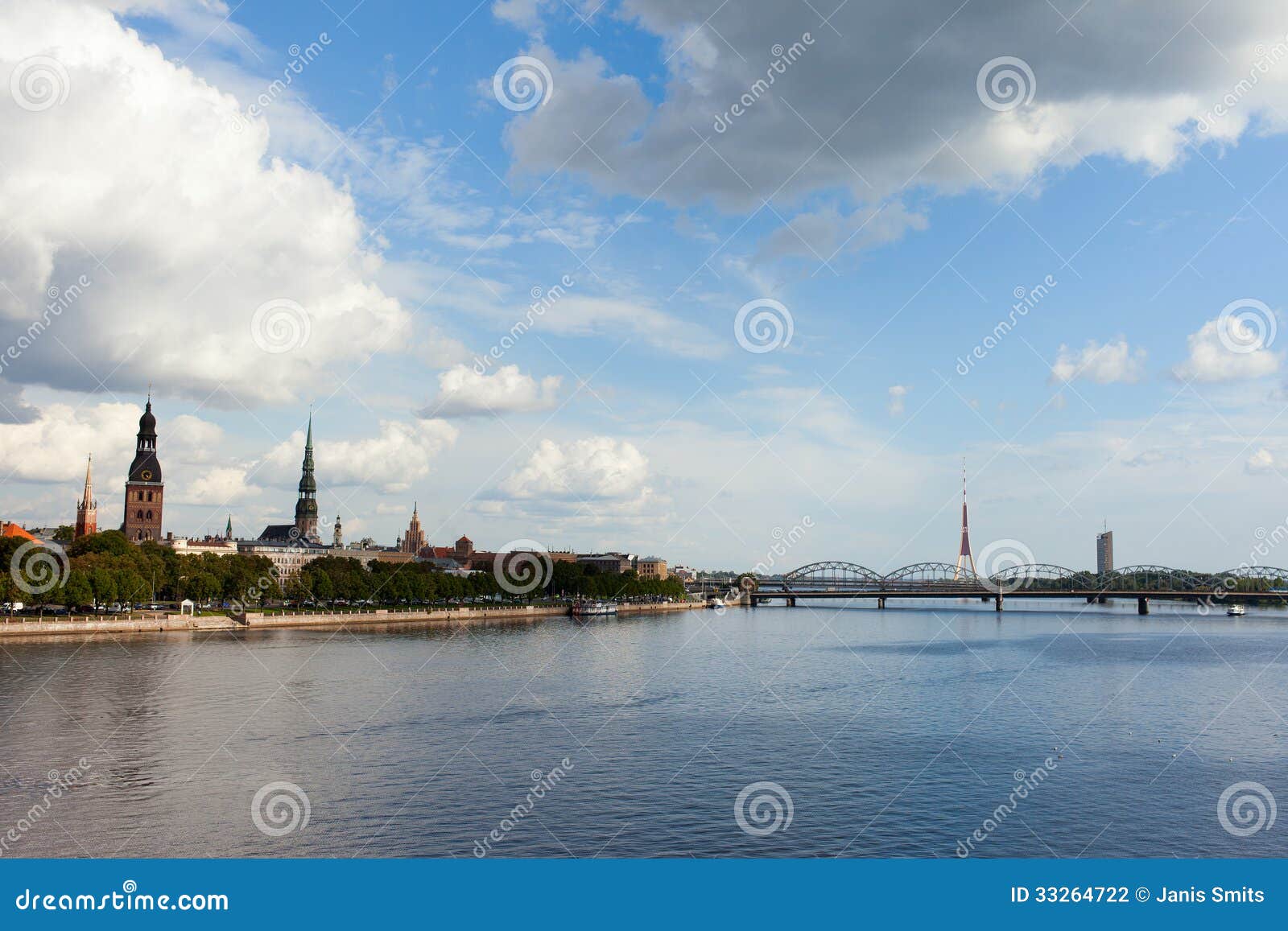 Riga, Hoofdstad Van Letland. Stock Foto - Image of middeleeuws ...