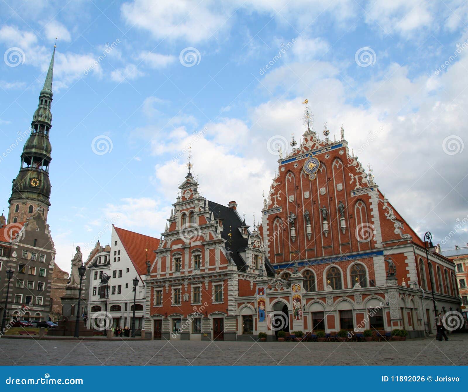 Riga, Latvia stock photo. Image of place, famous, house - 11892026