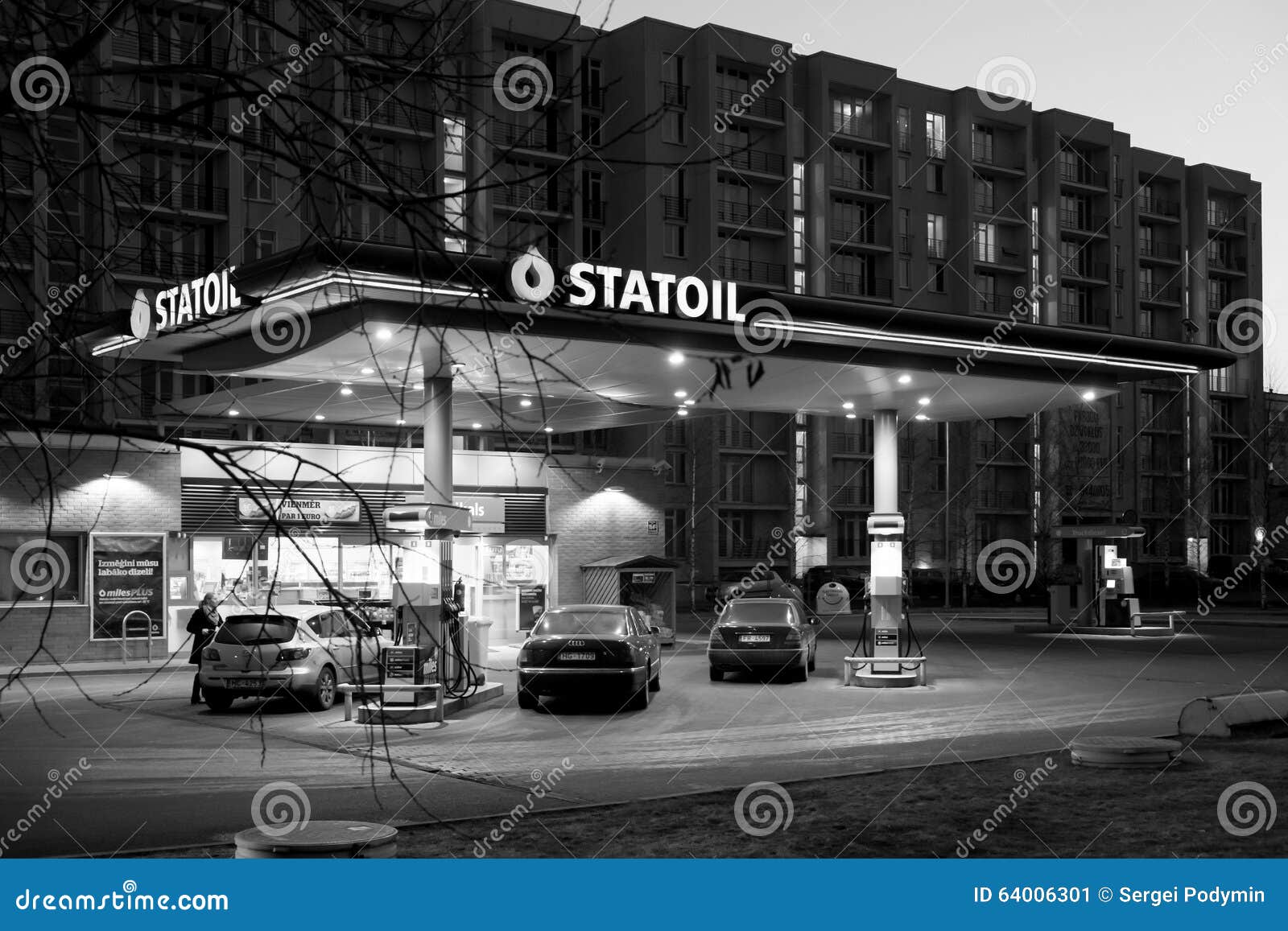 RIGA / LATVIA - 03-01-2015: GAS STATION Editorial Photo - Image of ...