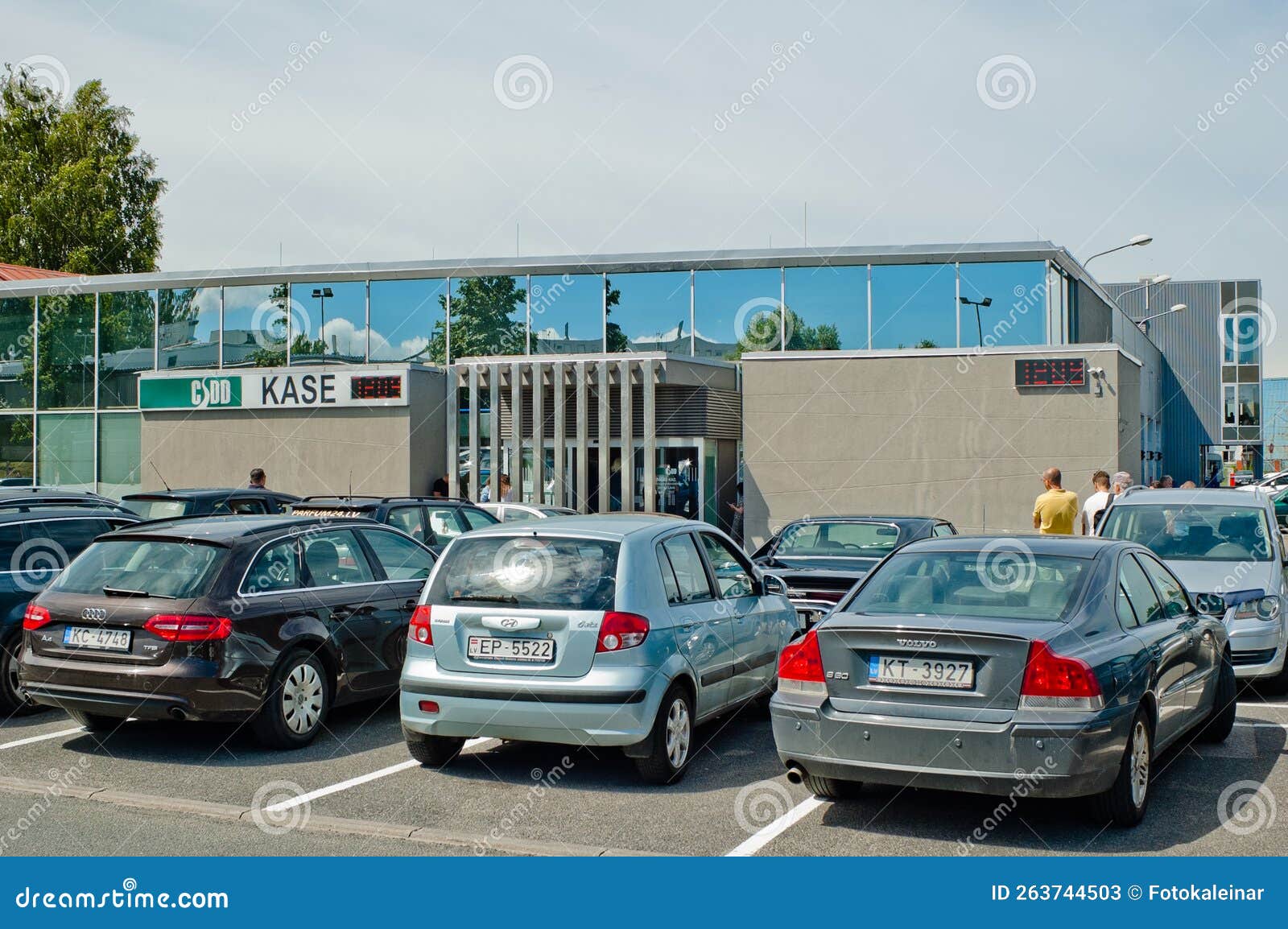 RIGA, LATVIA-JULY 13, 2022: Car Technical Inspection Station Editorial ...