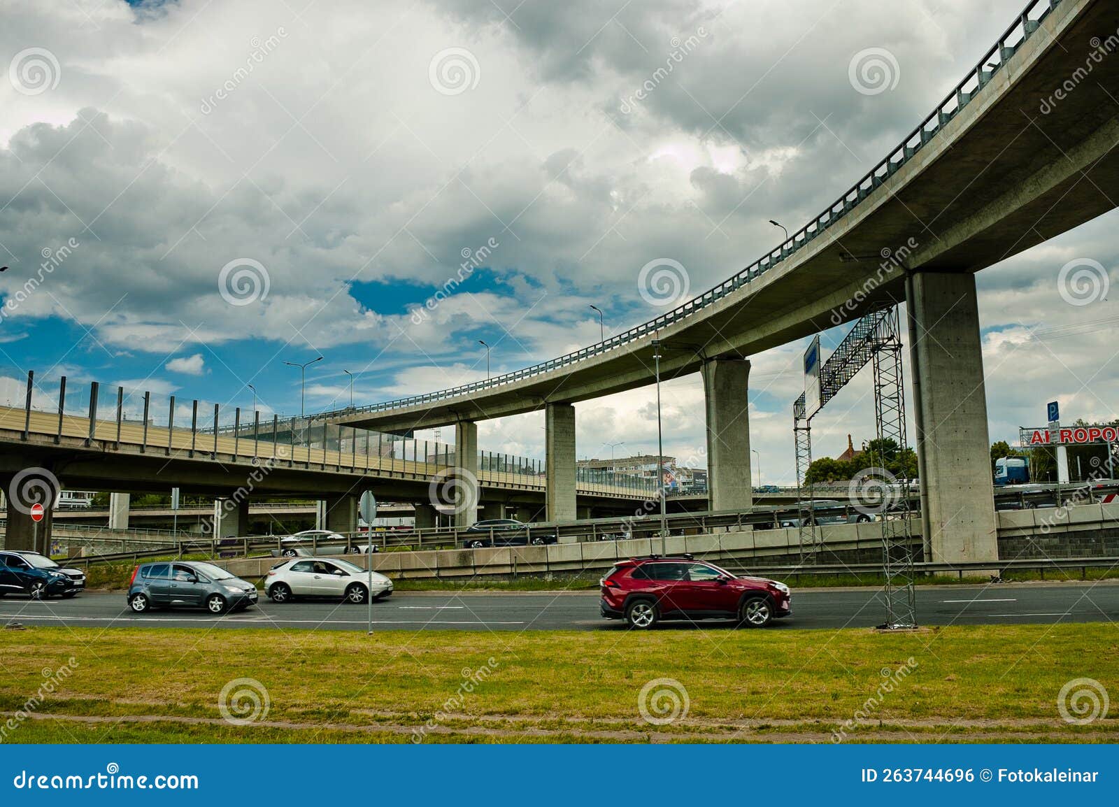 Riga, Latvia - 4 July 2022: South Bridge Viaducts Editorial Photo ...