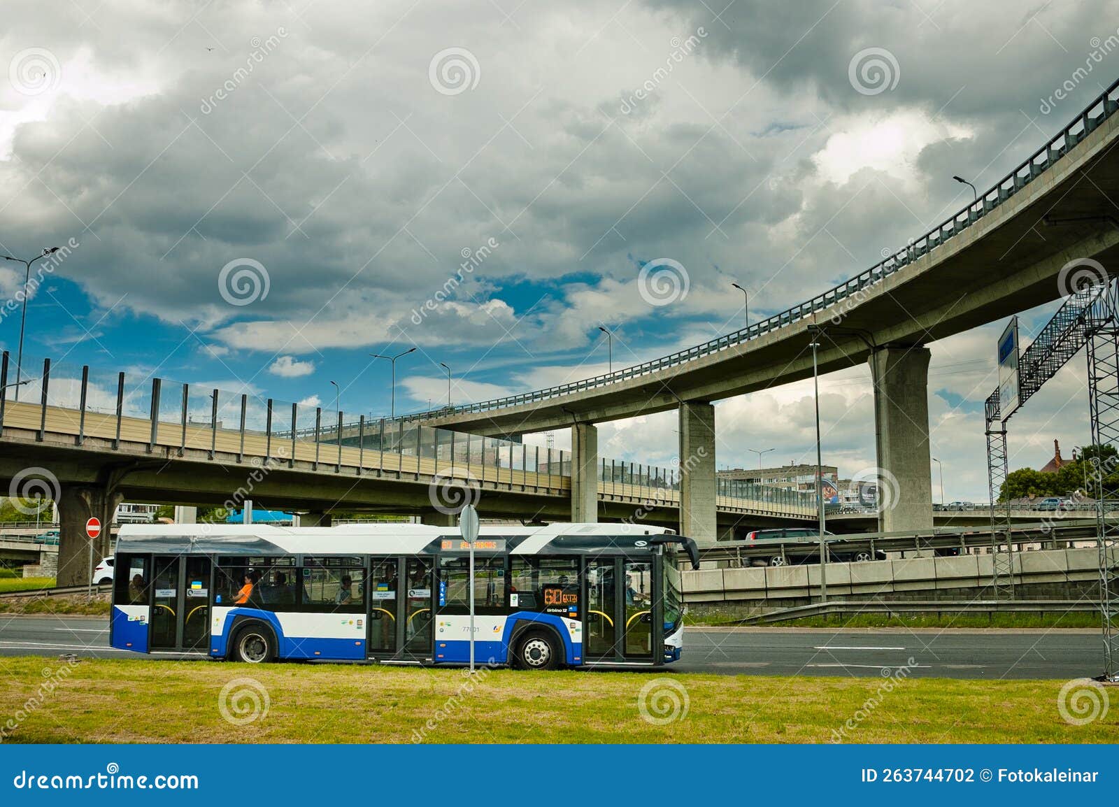 Riga, Latvia - 4 July 2022: South Bridge Viaducts Editorial Photography ...