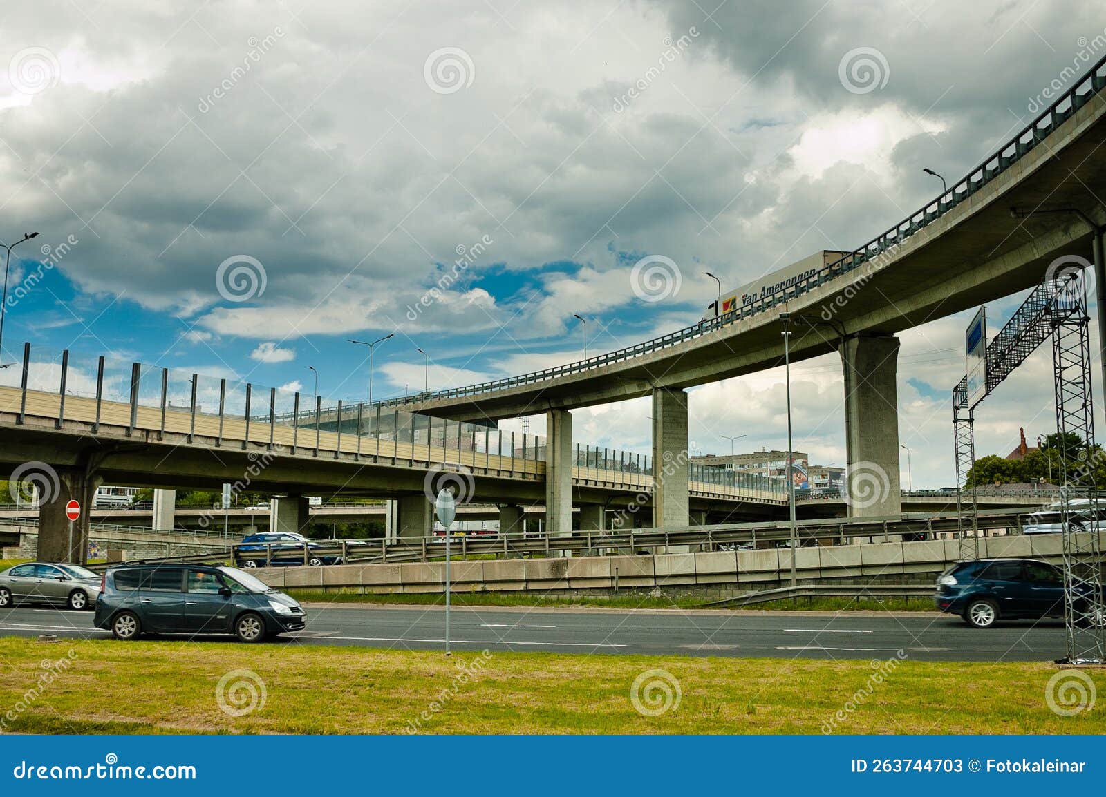 Riga, Latvia - 4 July 2022: South Bridge Viaducts Editorial Stock Photo ...