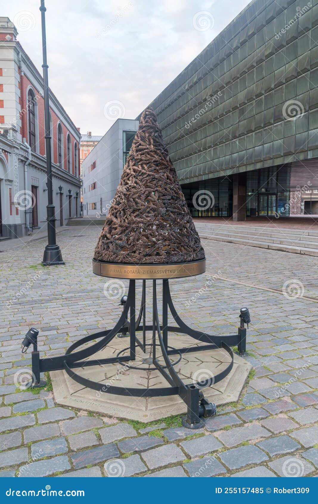 Symbol of the First Christmas Tree in Riga Editorial Image - Image of ...