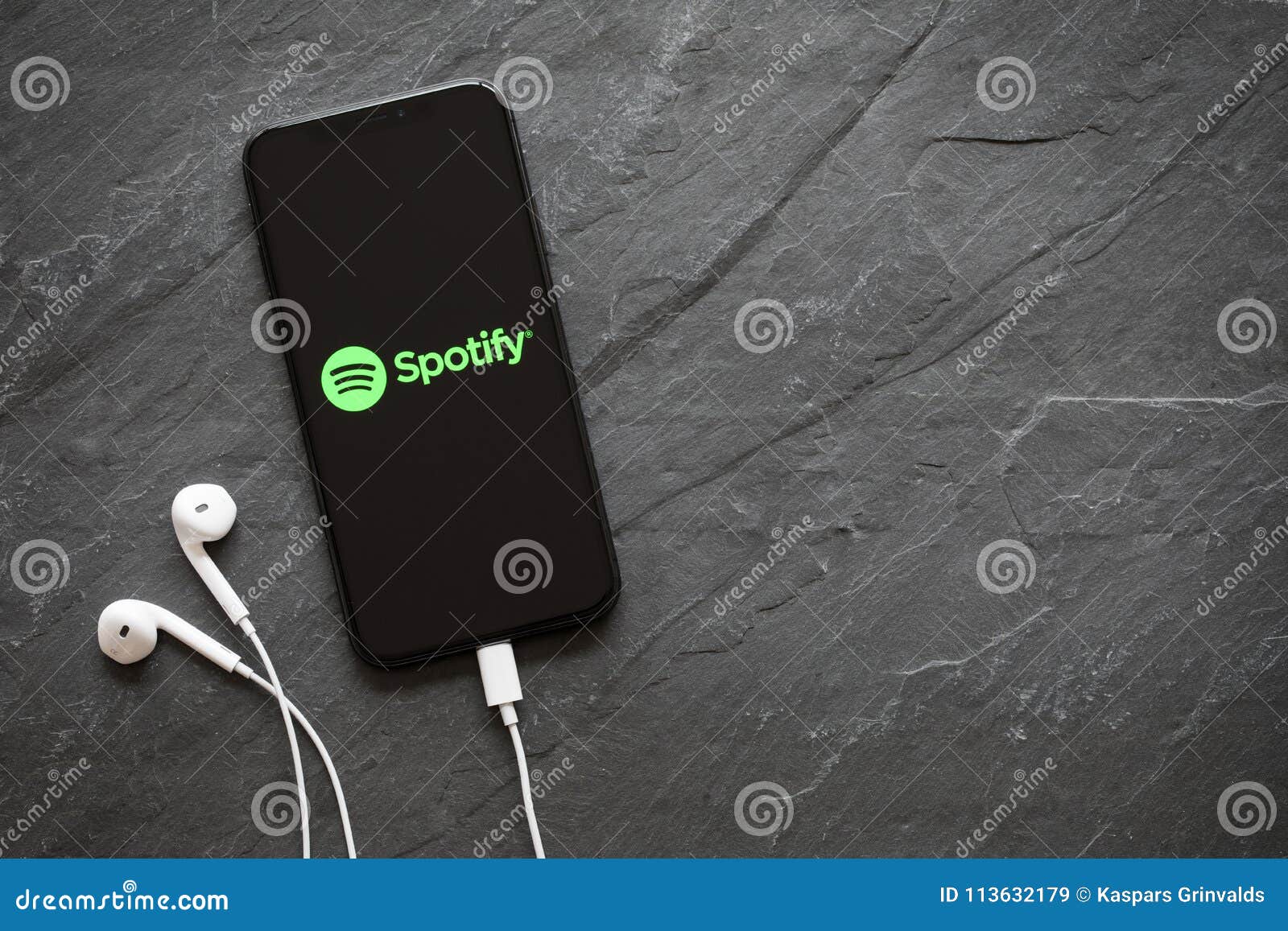 Spotify Logo On Computer Screen Editorial Photo | CartoonDealer.com ...