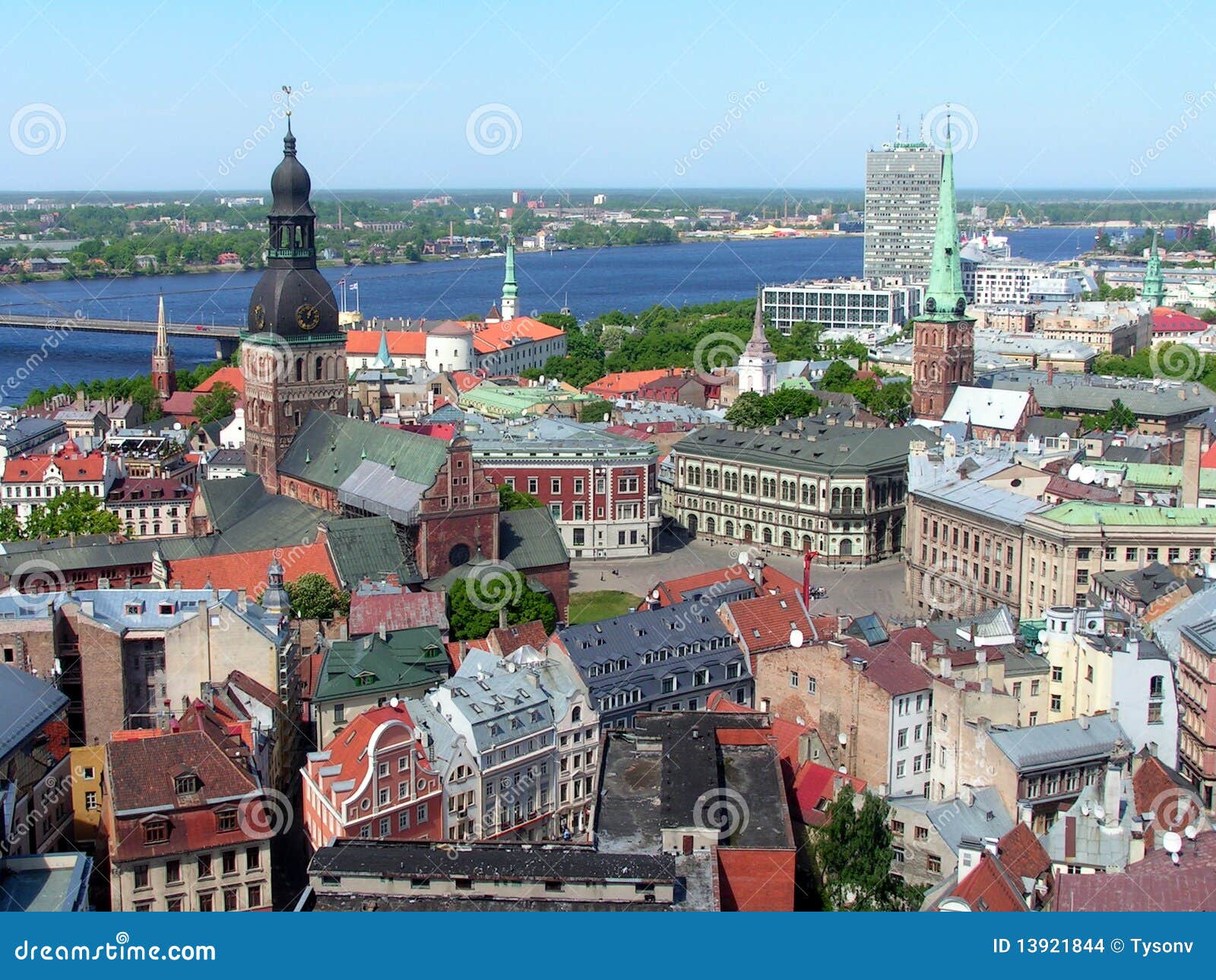 Riga, Latvia old town stock photo. Image of baltic, ancient - 13921844