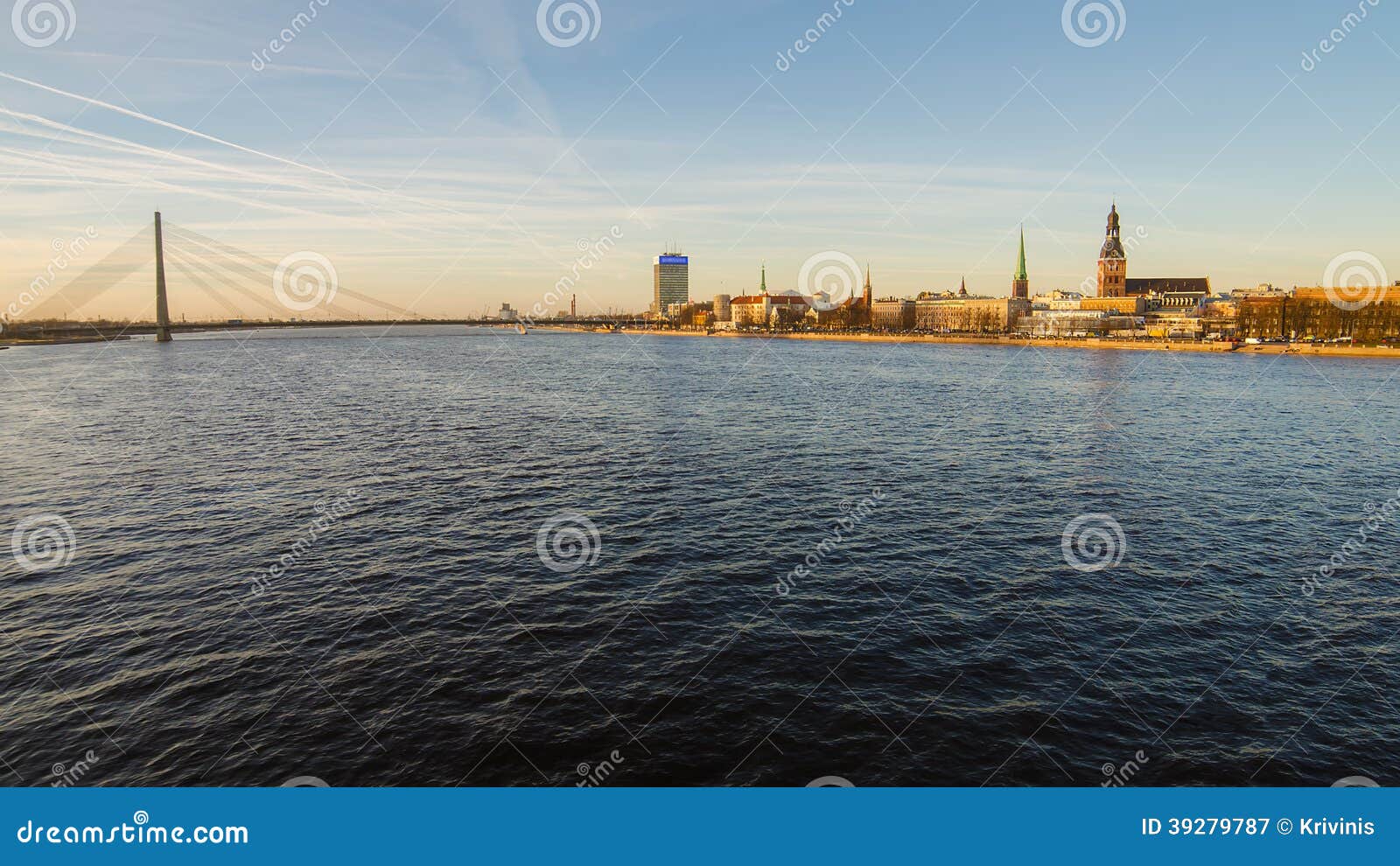Riga (Latvia) in the Spring Stock Image - Image of medieval, baltic ...