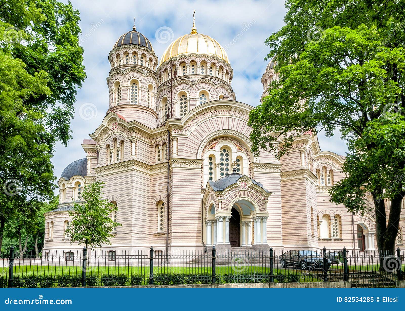 Riga Nativity of Christ Orthodox Cathedral. Stock Image - Image of ...