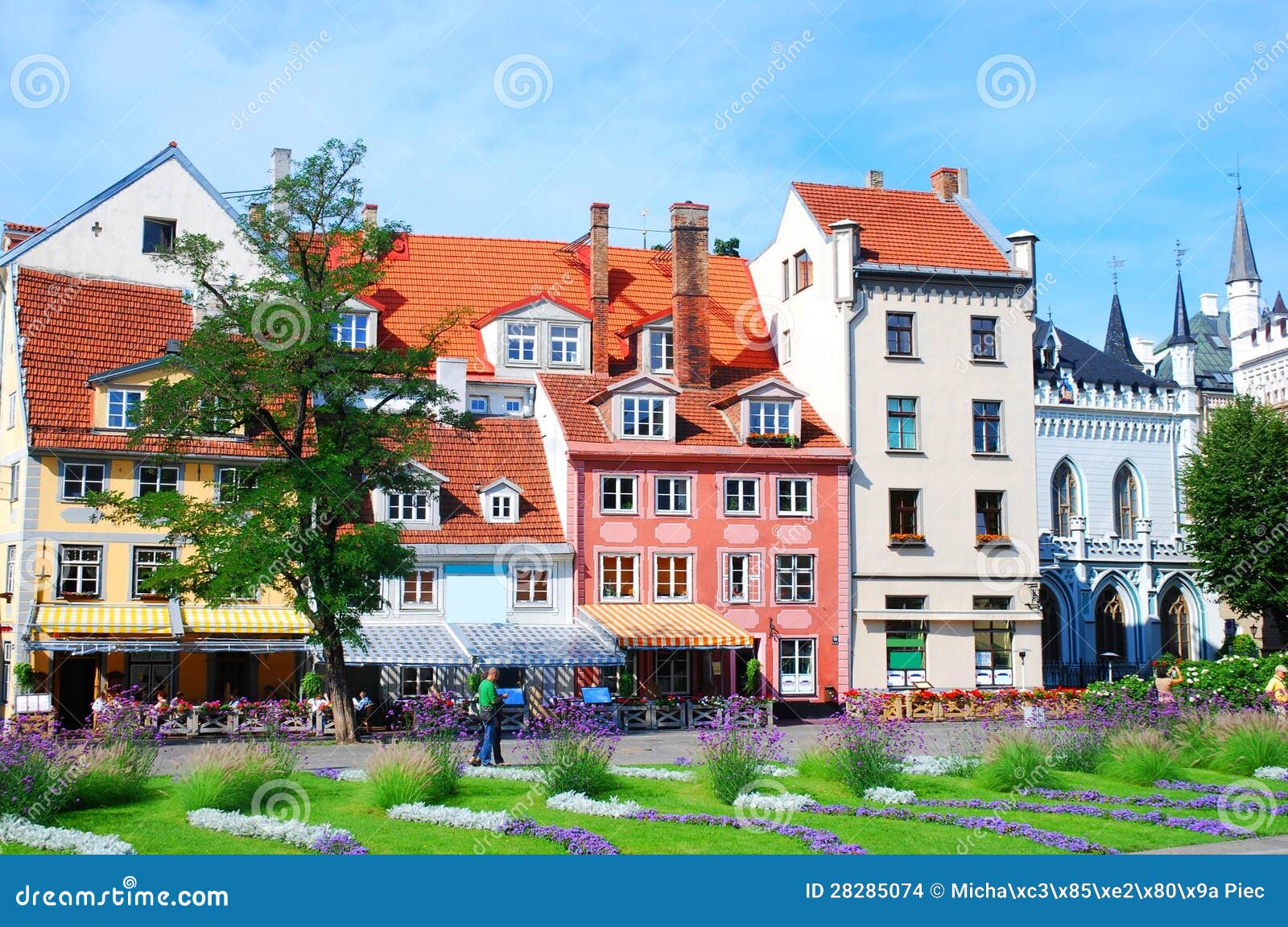 Riga old town stock photo. Image of historic, europe - 28285074