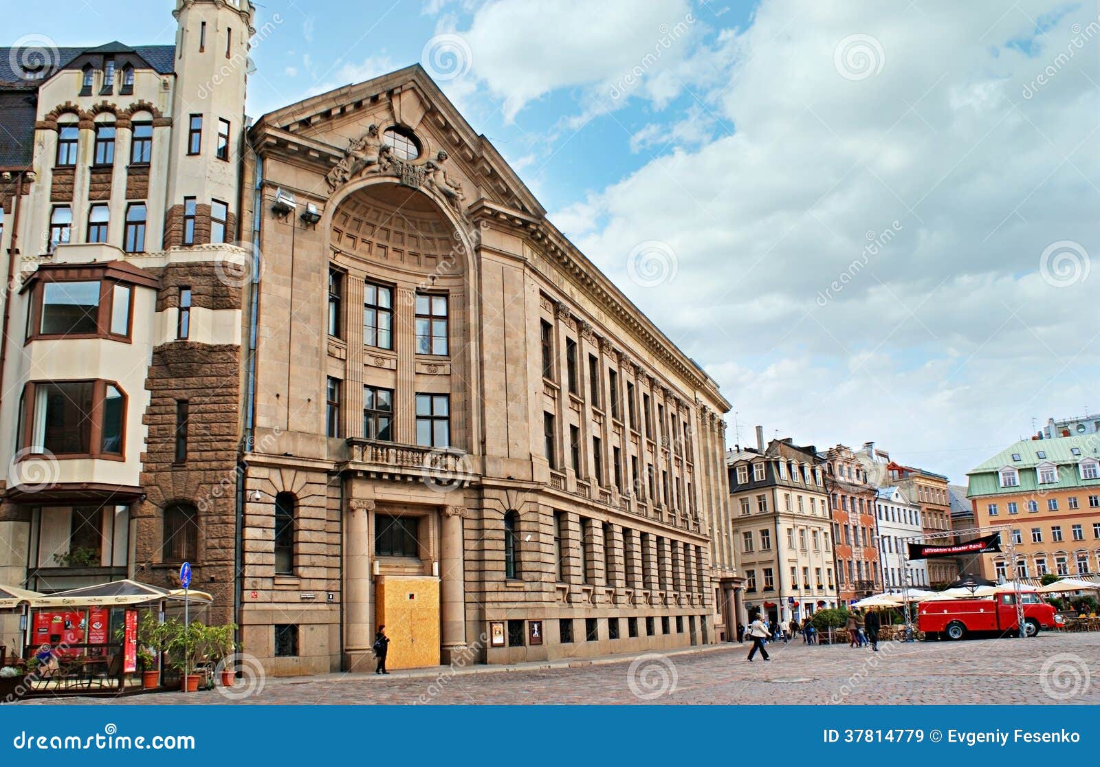 Riga s largest square editorial stock image. Image of laukums - 37814779